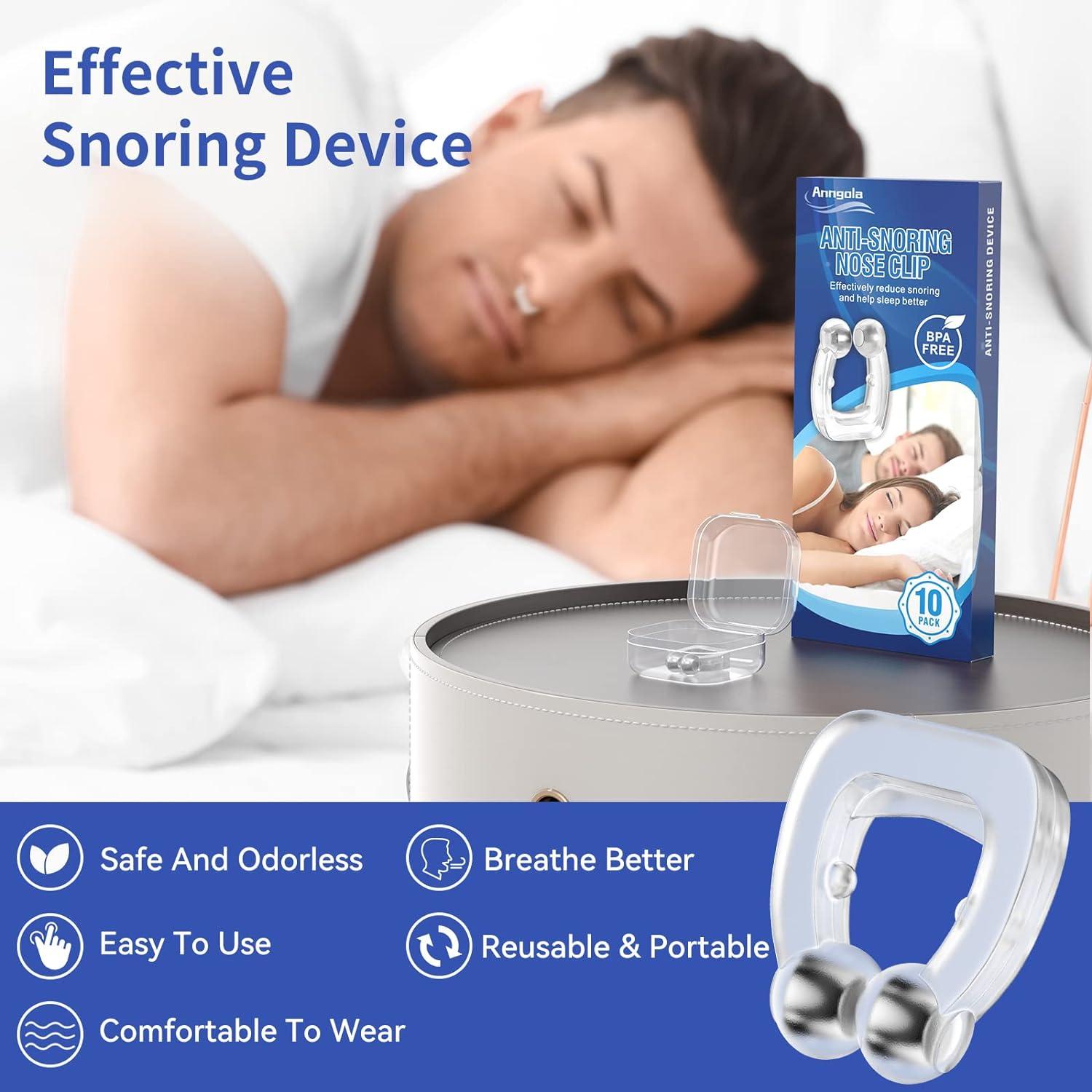 Anti Snoring Devices Anngola Snoring Solution Silicone Magnetic Anti ...