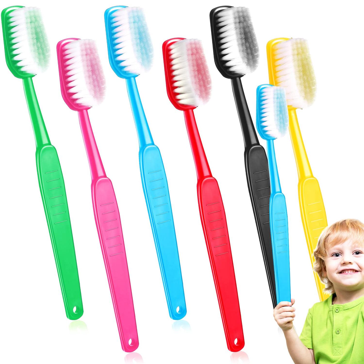 Jexine 6 Piece Giant Toothbrush Set - Comedy Party Favor Prop in 6 ...