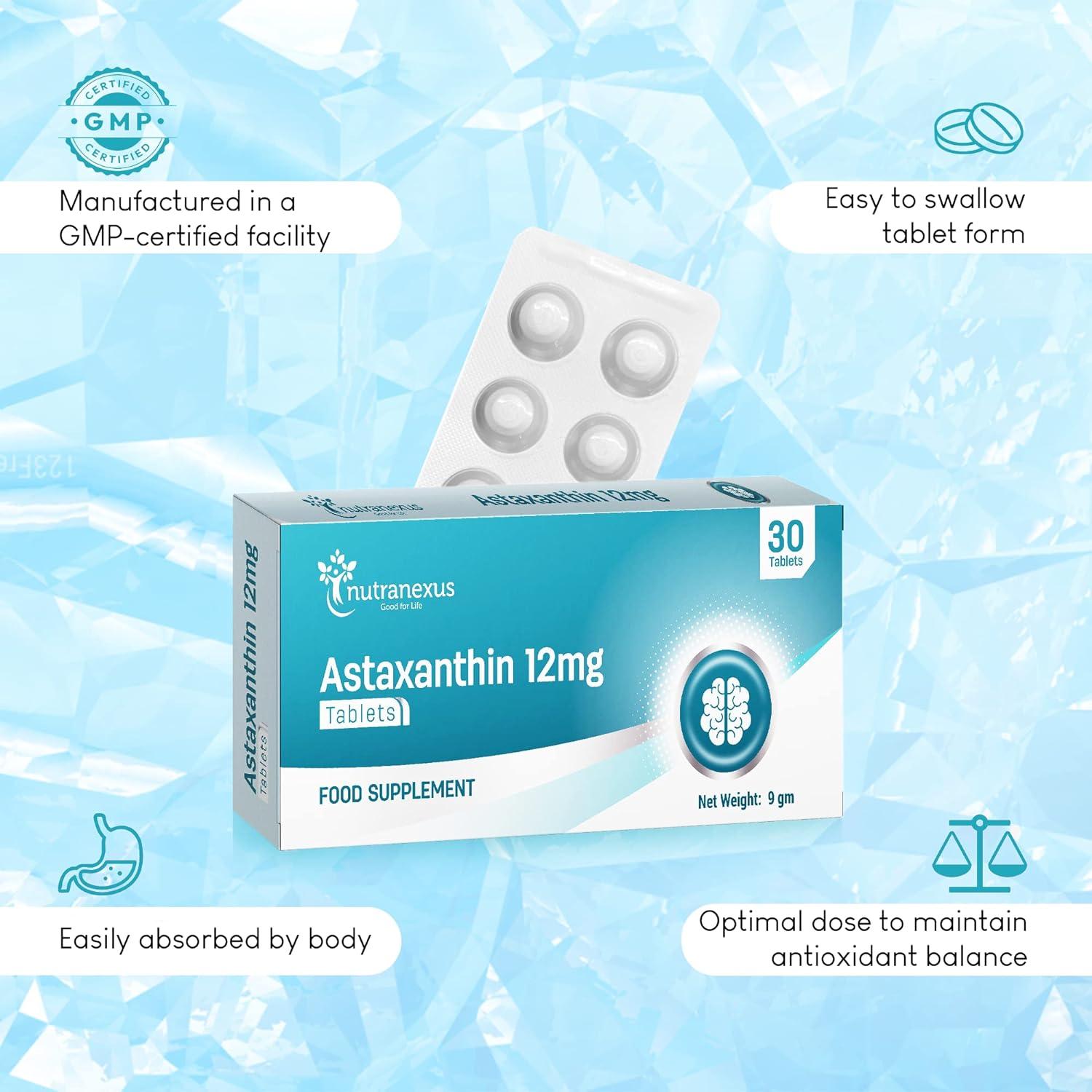 Astaxanthin Supplement for Eye, Skin & Joint Health - Antioxidant ...