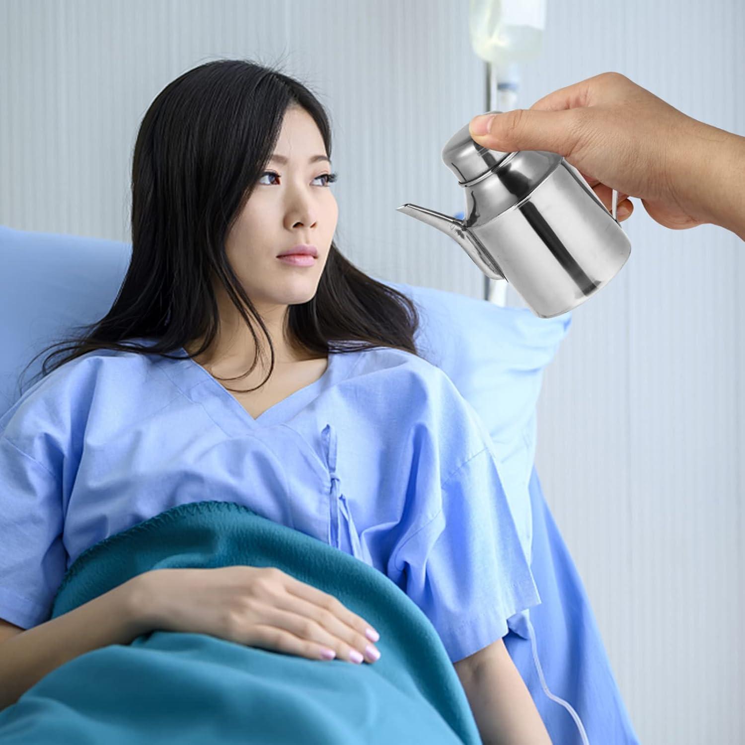 Healifty Stainless Steel Neti Pot Nasal Wash Bottle - Sinus Remover for ...