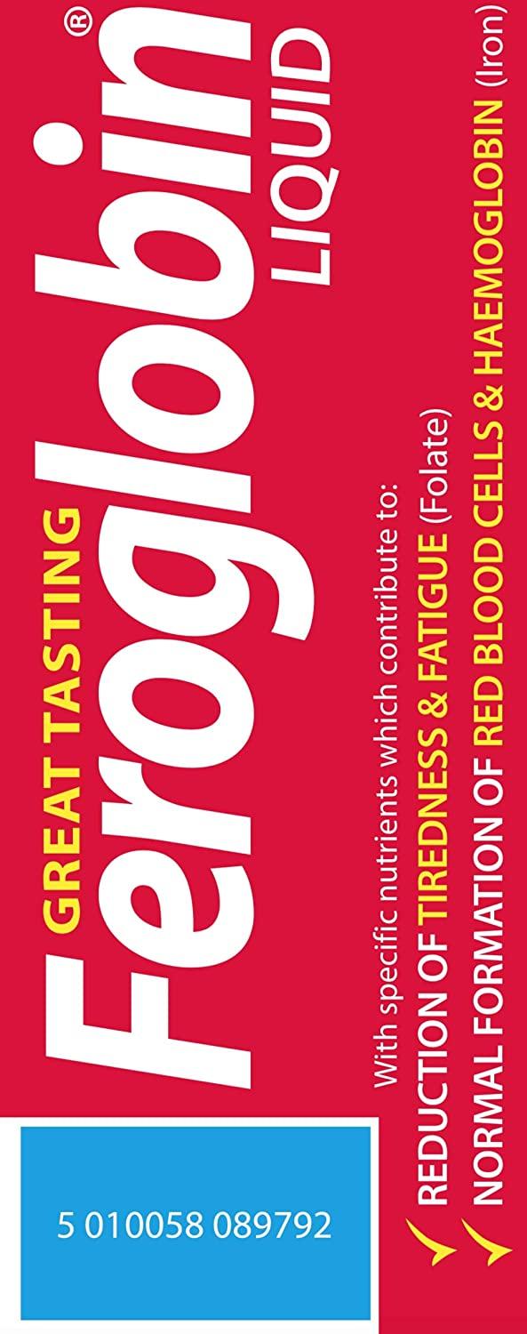 Feroglobin Gentle Iron Liquid - Reduce Tiredness & Fatigue | Maintain ...
