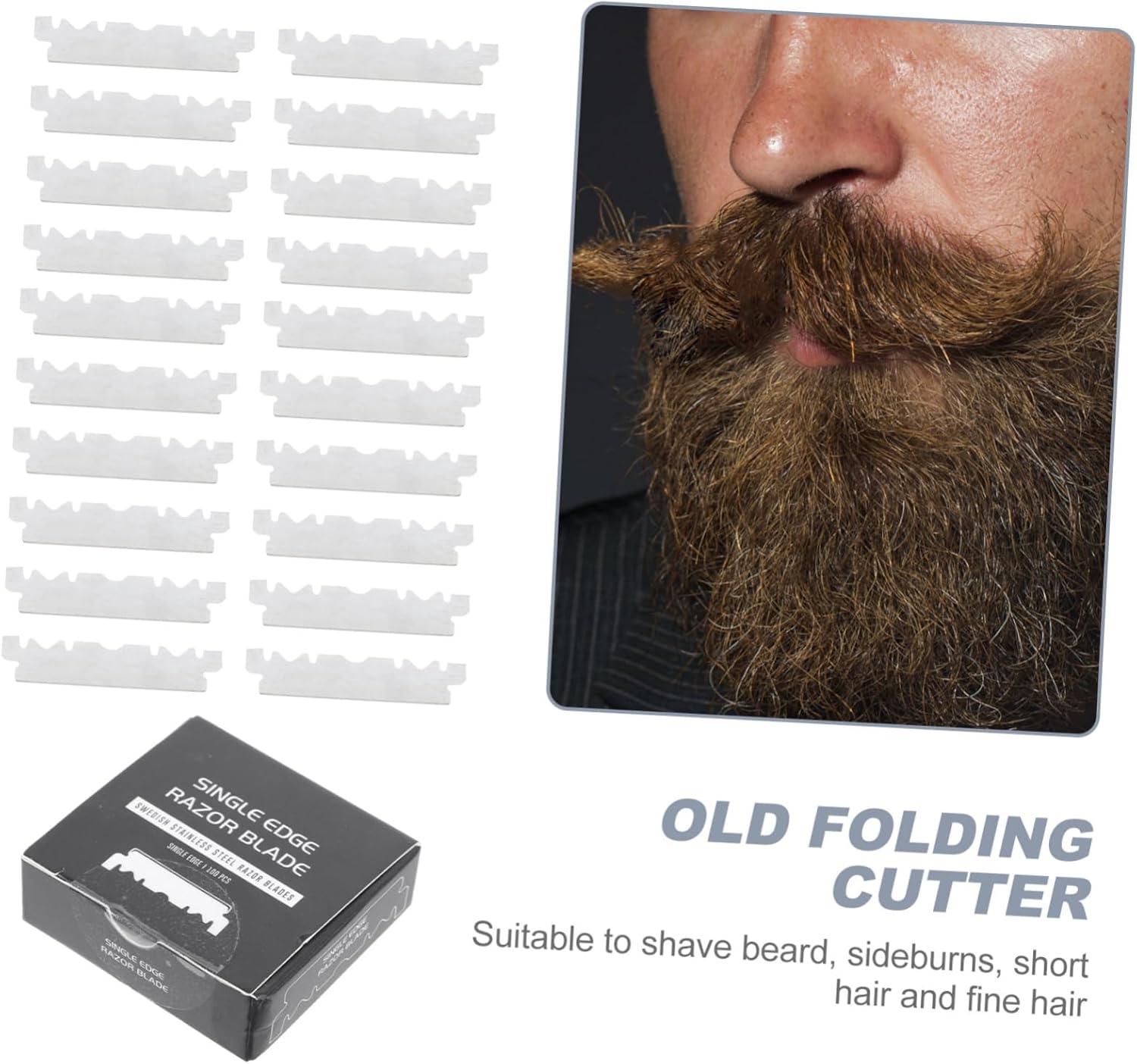 Magiclulu 600 pcs Razor Blade Replacement - Rustproof Steel Manual Plan ...