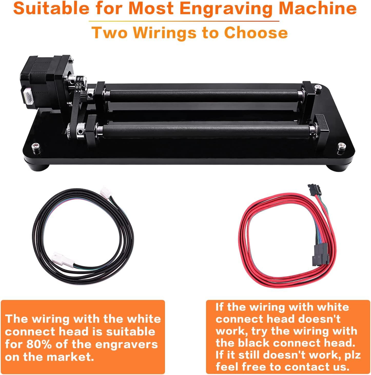 Laser Engraver Y-axis Rotary Roller for Cylindrical Objects ...