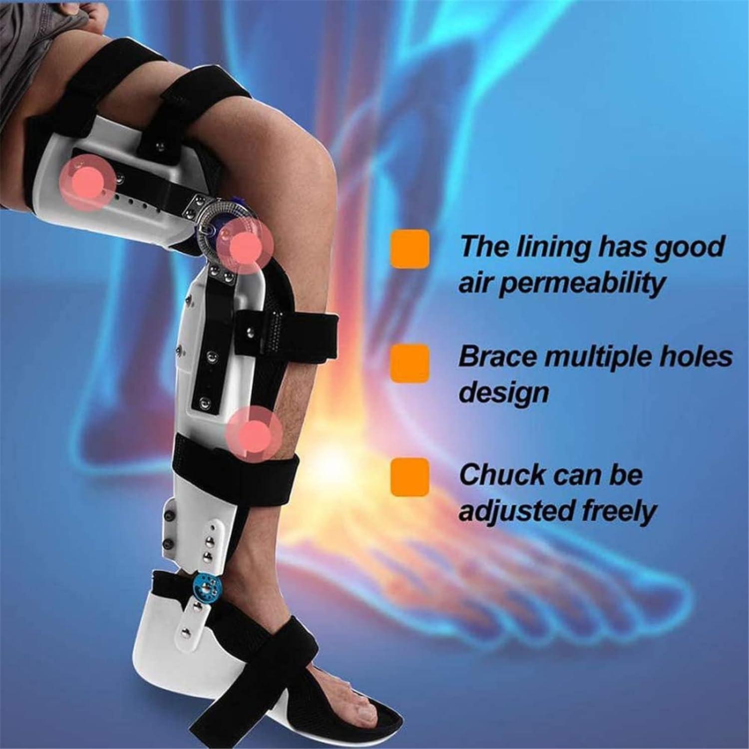 Adjustable Hip Joint Fixation Bracket & Knee Support Orthosis - Full ...
