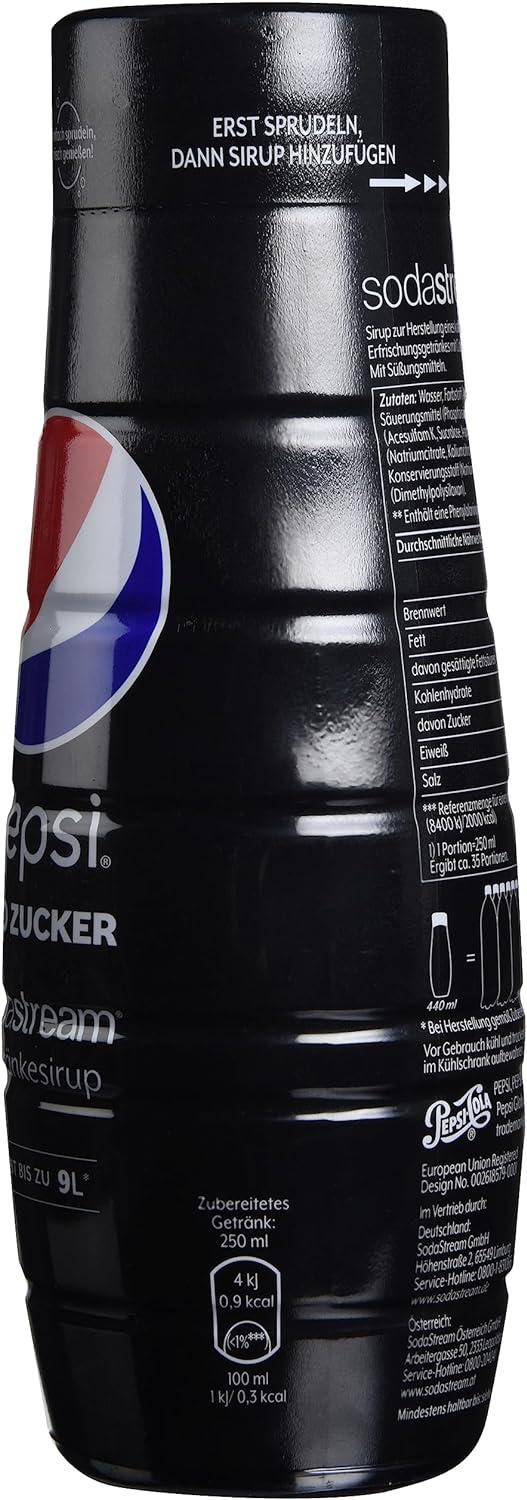 Sodastream Pepsi Max Concentrate 440ml: Transform Your Water into ...