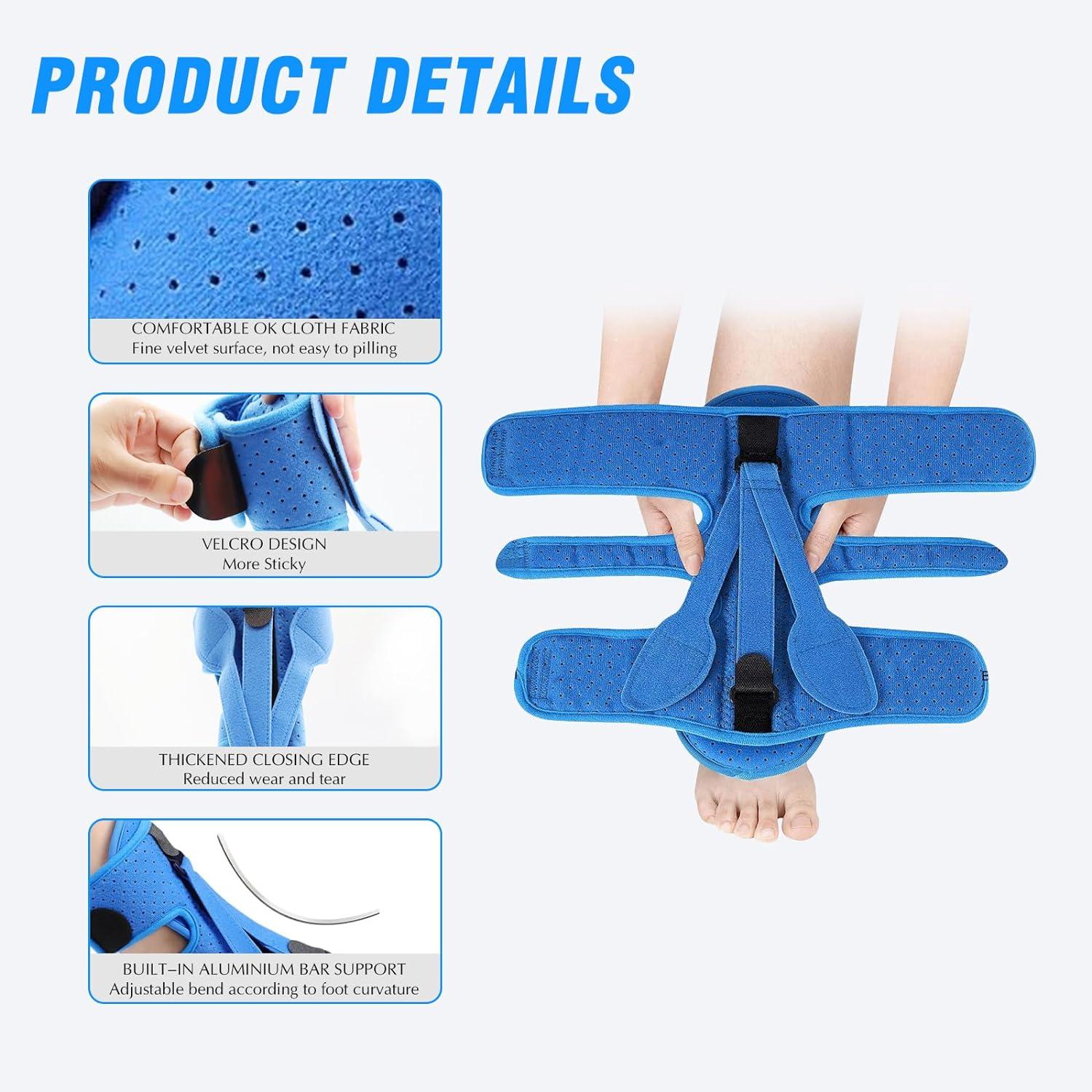 ARCELI Plantar Fasciitis Night Splints - Adjustable Ankle Brace for Men ...