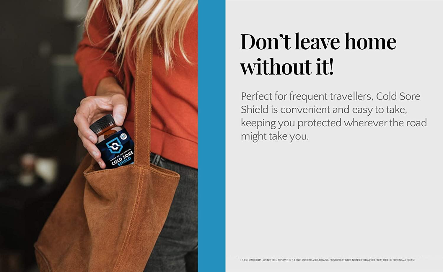 Cold Sore Shield: Daily Defense Supplement with L Lysine for Immune ...