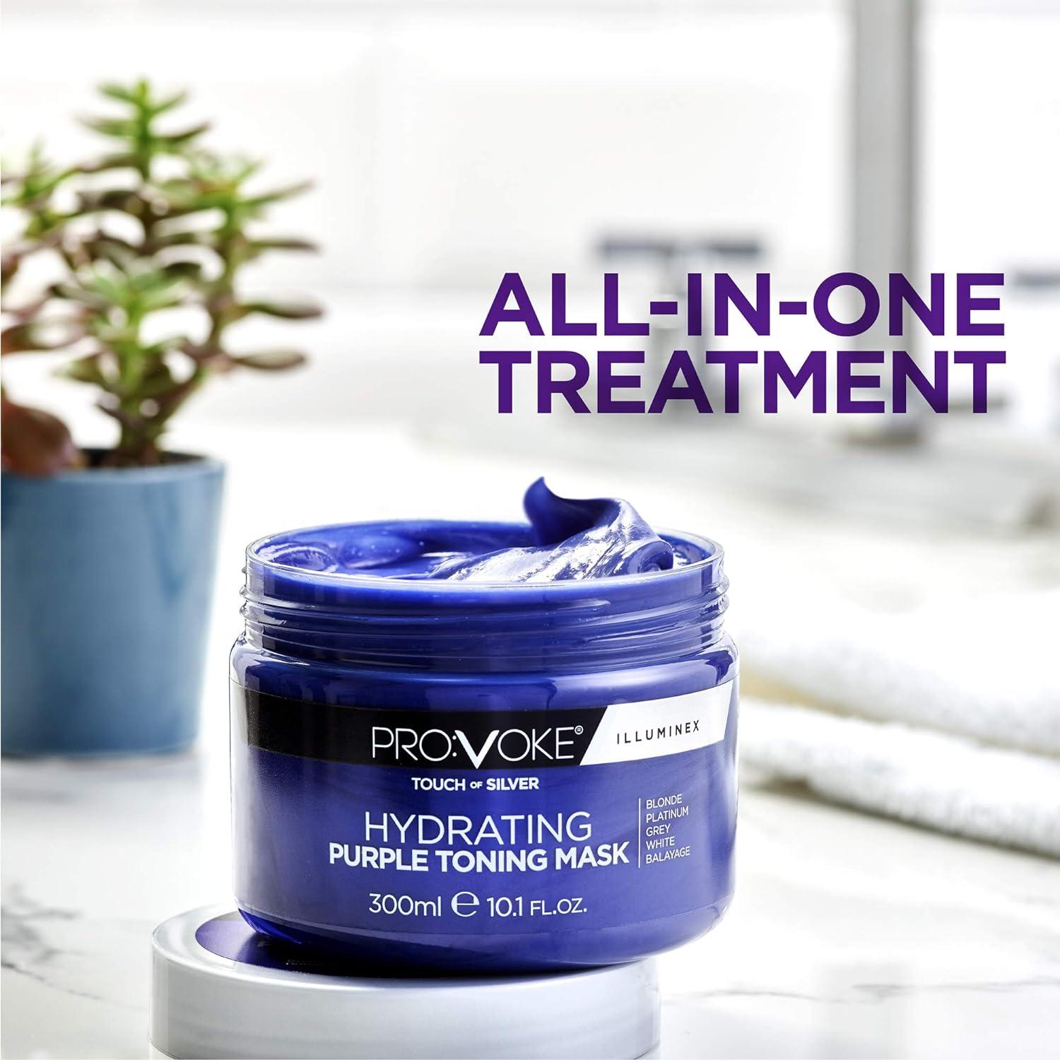 PROVOKE Touch Of Silver Hydrating Purple Toning Hair Mask 300ml ...