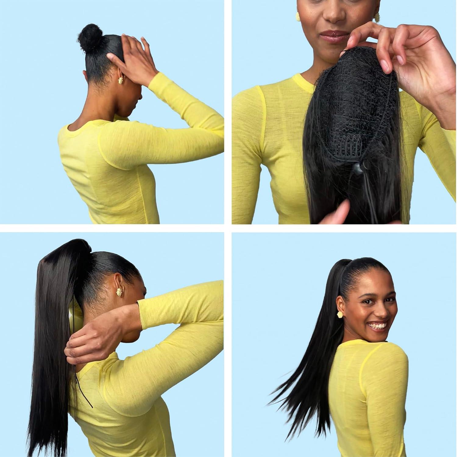 Buy CAISHA 45cm Long Hair Braid Ponytail Extension - Voluminous Light ...