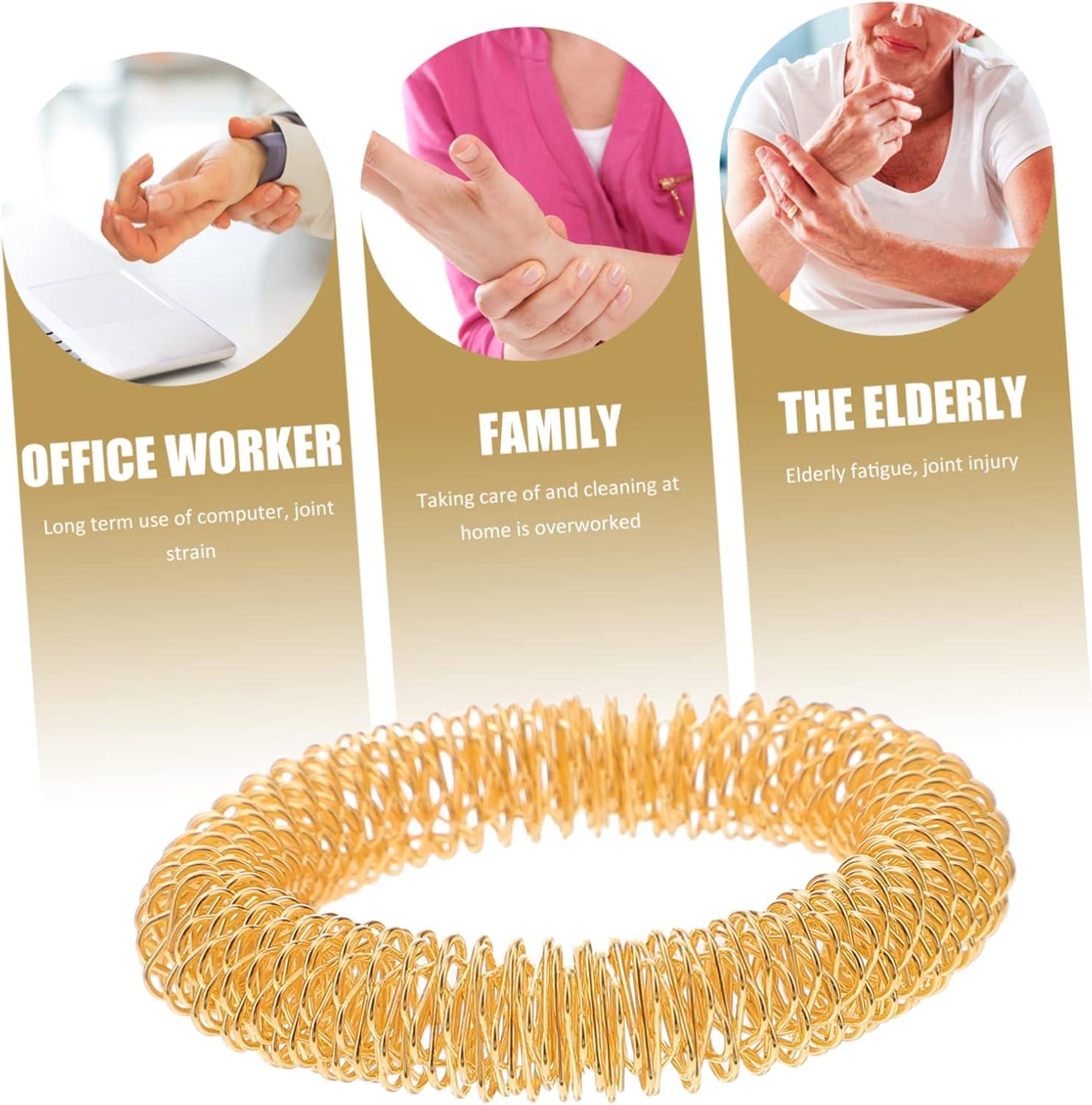 Buy Combined Acupressure Bracelet & Finger Massage Ring - Spiked ...