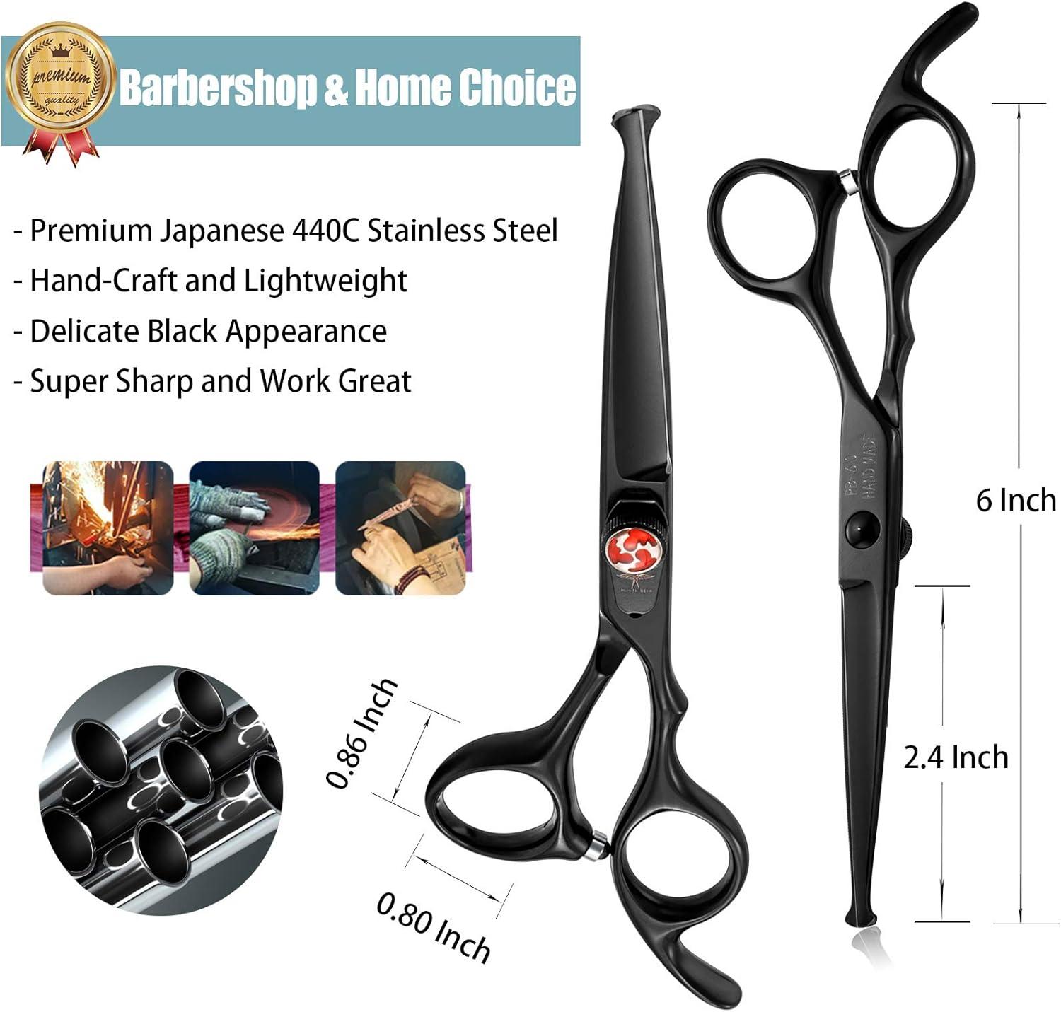 Kids Safety Hair Scissors 6 Inch - Professional Hair Trimming Scissors ...