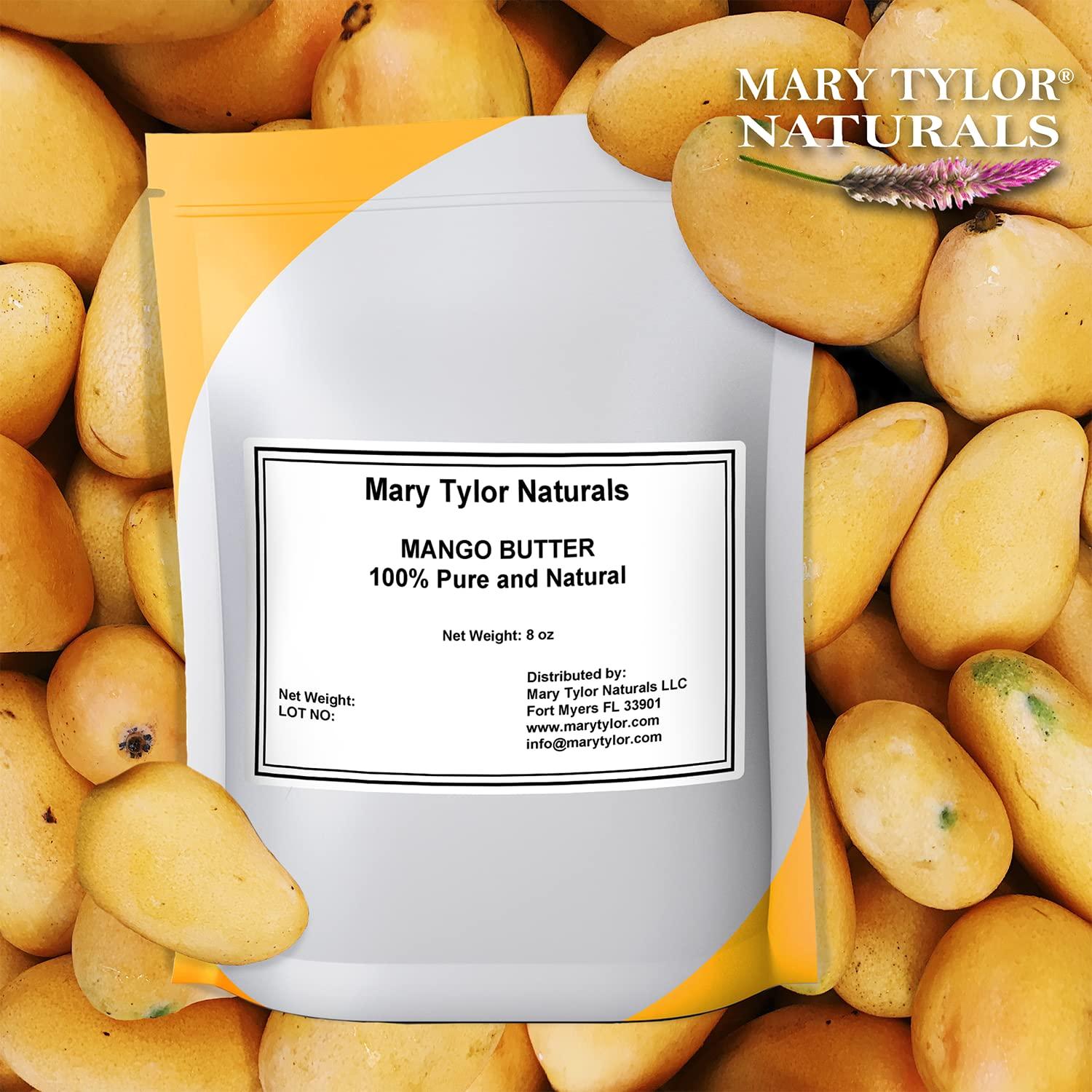 Mango Butter 8 oz - Cold Pressed, Unrefined, Raw, Pure - Skin ...