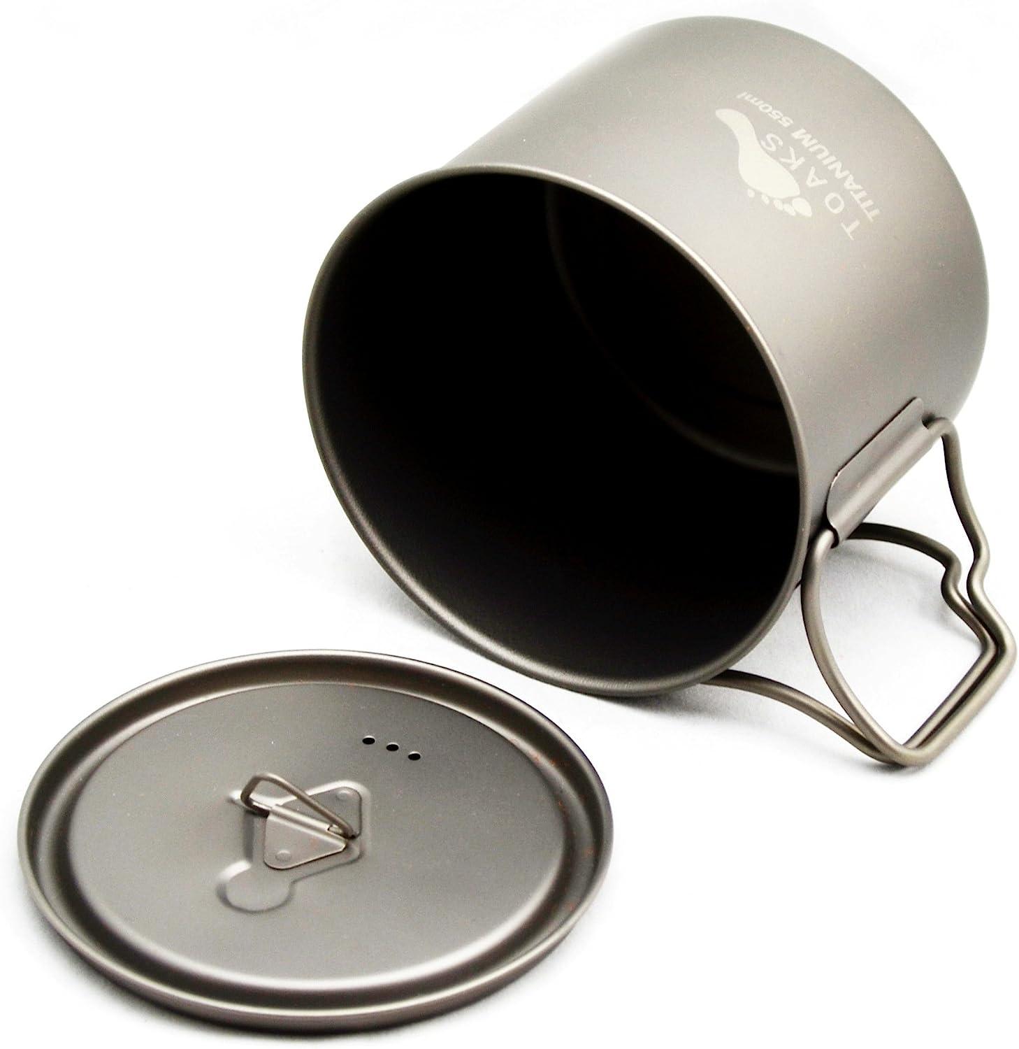 TOAKS LIGHT Titanium 550ml Pot - Ultralight Version | Durable Camping ...