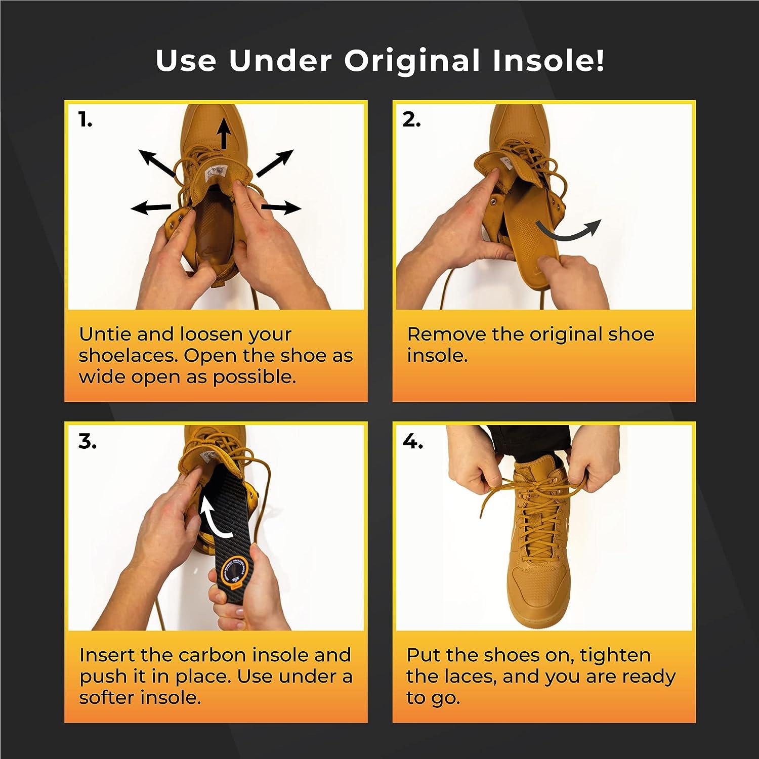 Carbon Fiber Insole - Rigid Shoe Insert for Foot Pain Relief | Hallux ...