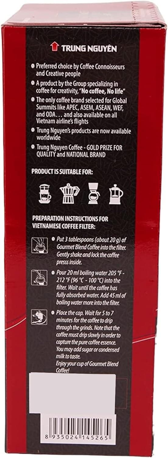 Trung Nguyen Gourmet Blend Vietnamese Instant Coffee 500g with Filter ...
