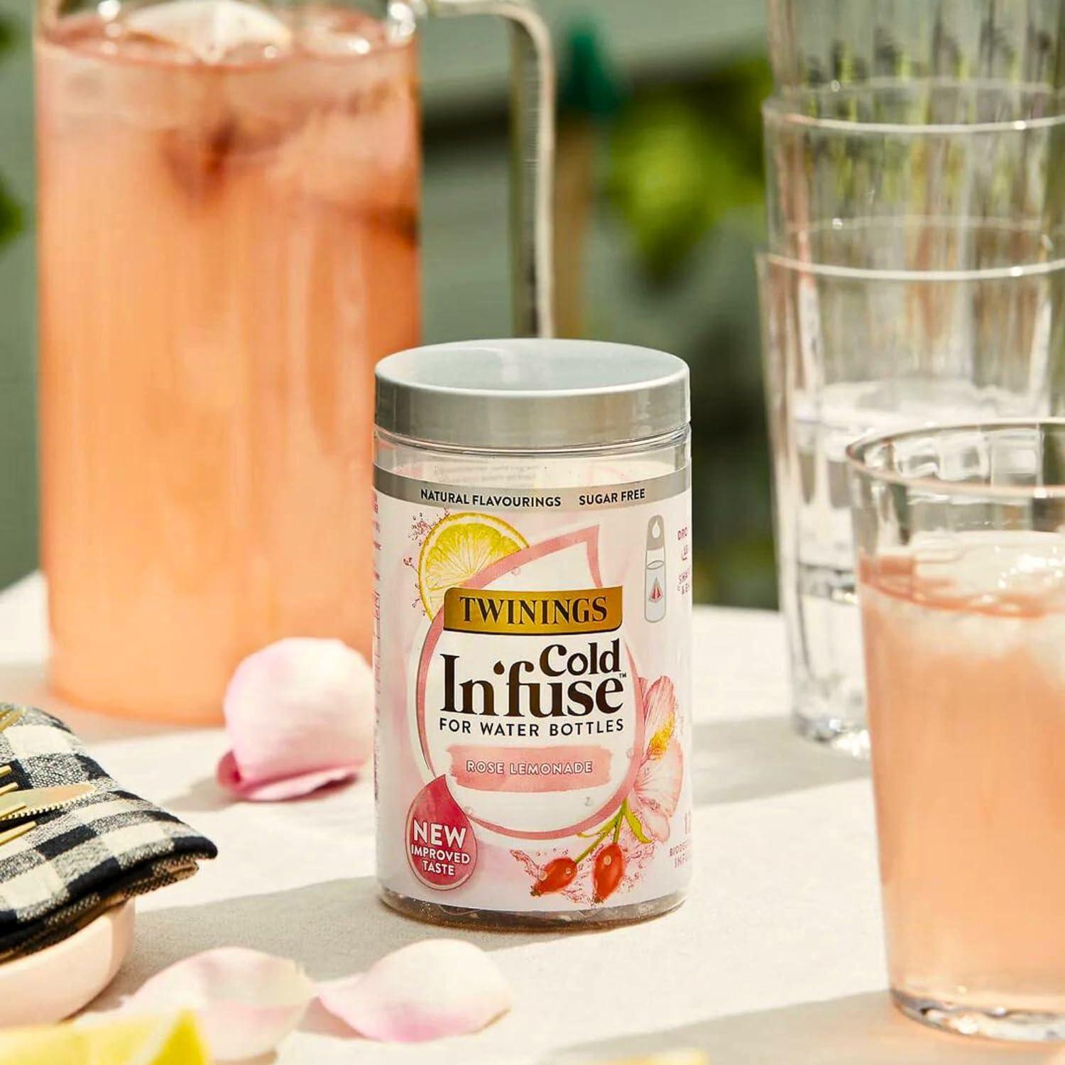 Twinings Cold Infuse Tea Jars Set - Blueberry Blackcurrant, Rose ...