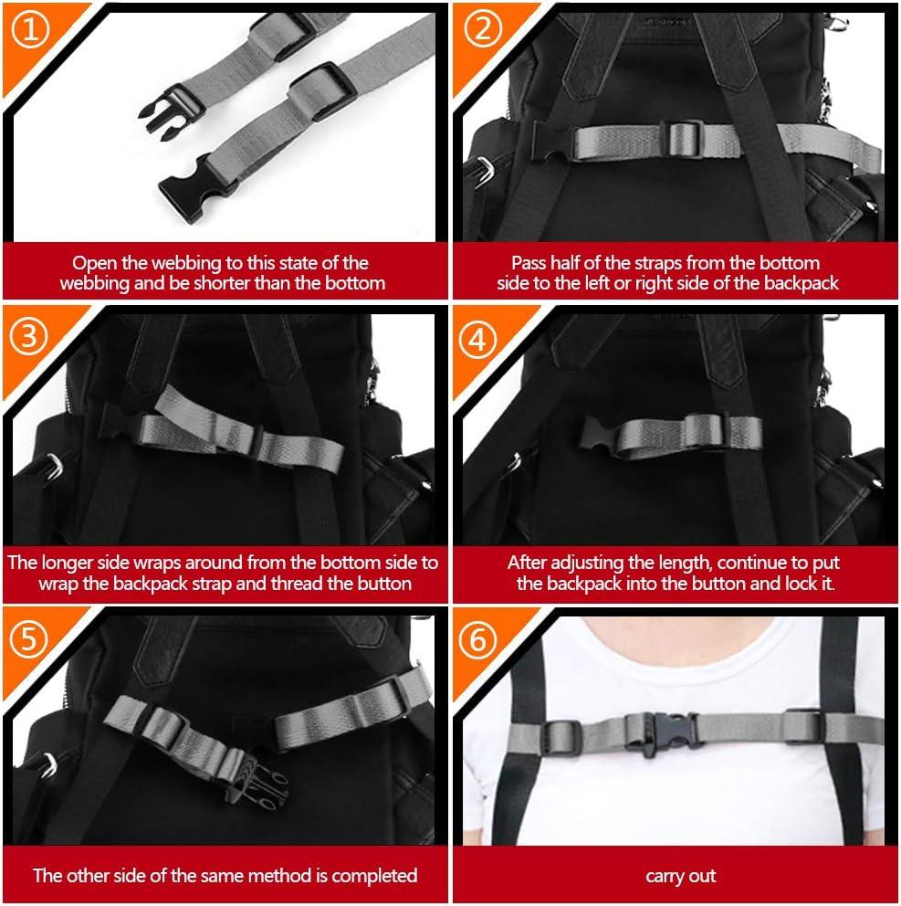 30 Pack 1 Inch Plastic Quick Release Buckles for Backpacks and Belts ...