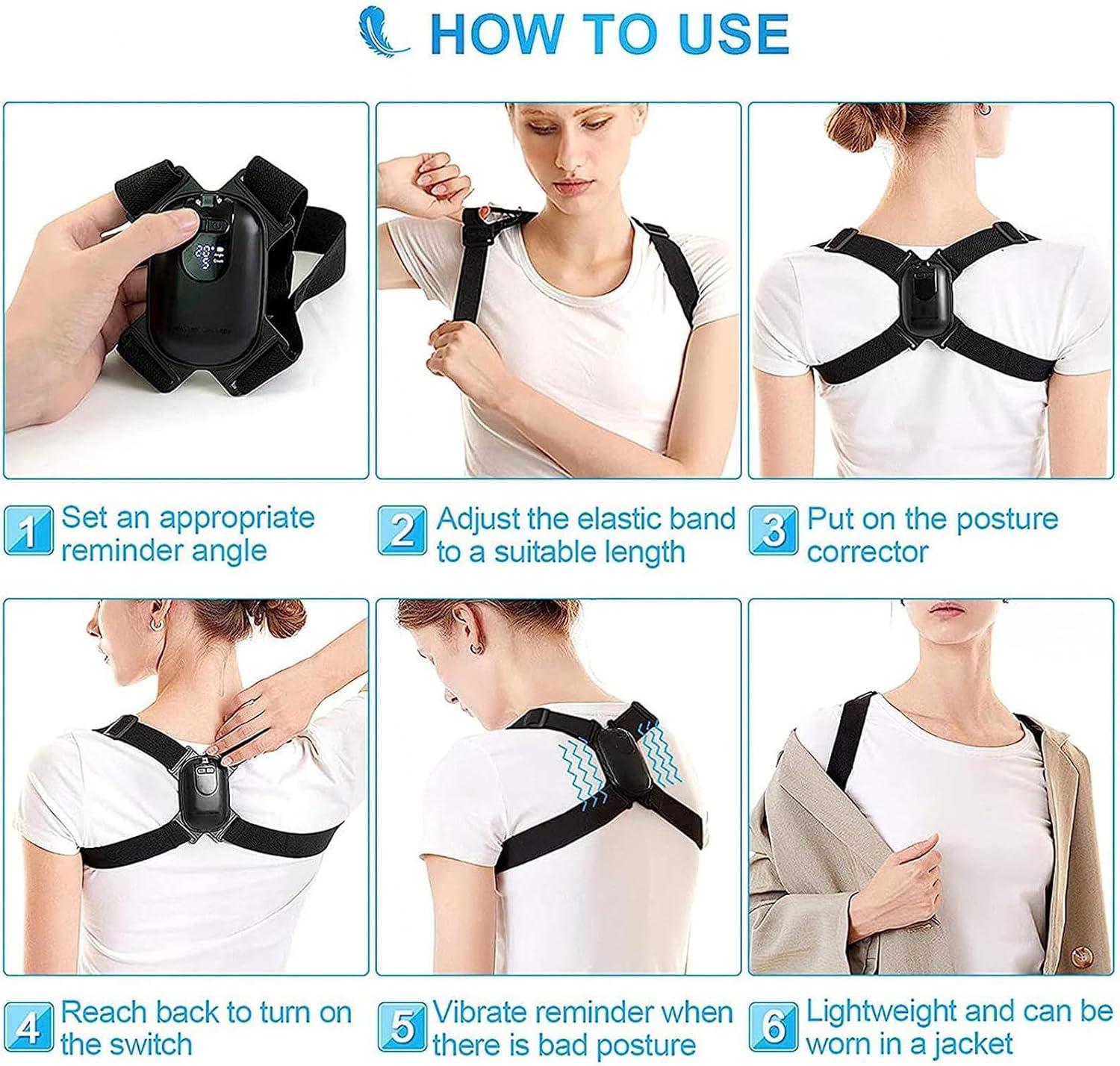 Buy Meltor Back Straightener with Vibration Reminder | Adjustable ...