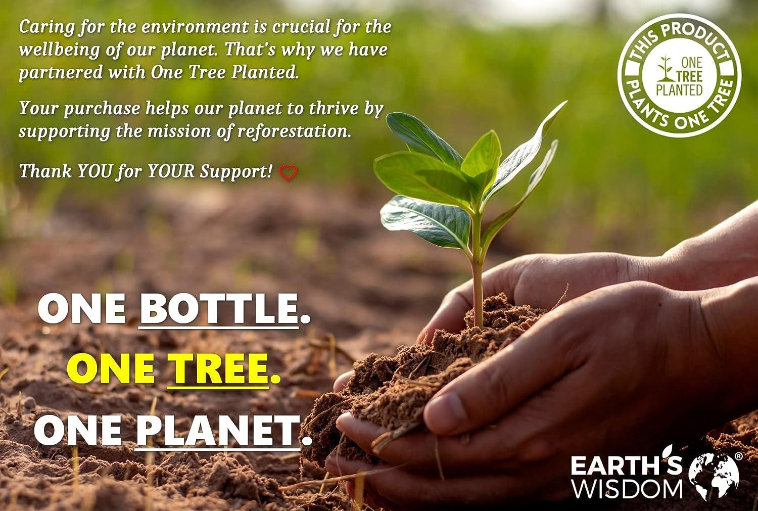 Earth's Wisdom Vitamin D3 5000 IU with K2 (MK7) Formula - 120 Capsules ...