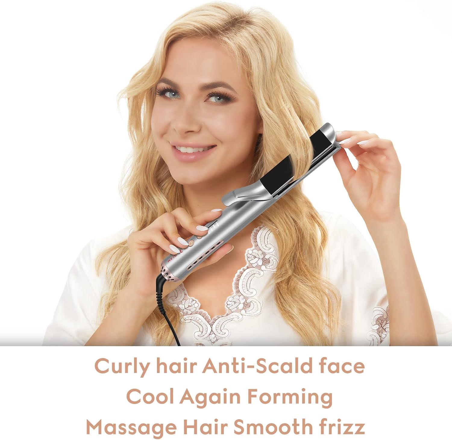 Buy IG INGLAM 2 in 1 Anti-Scald Airflow Hair Straightener & Curler ...