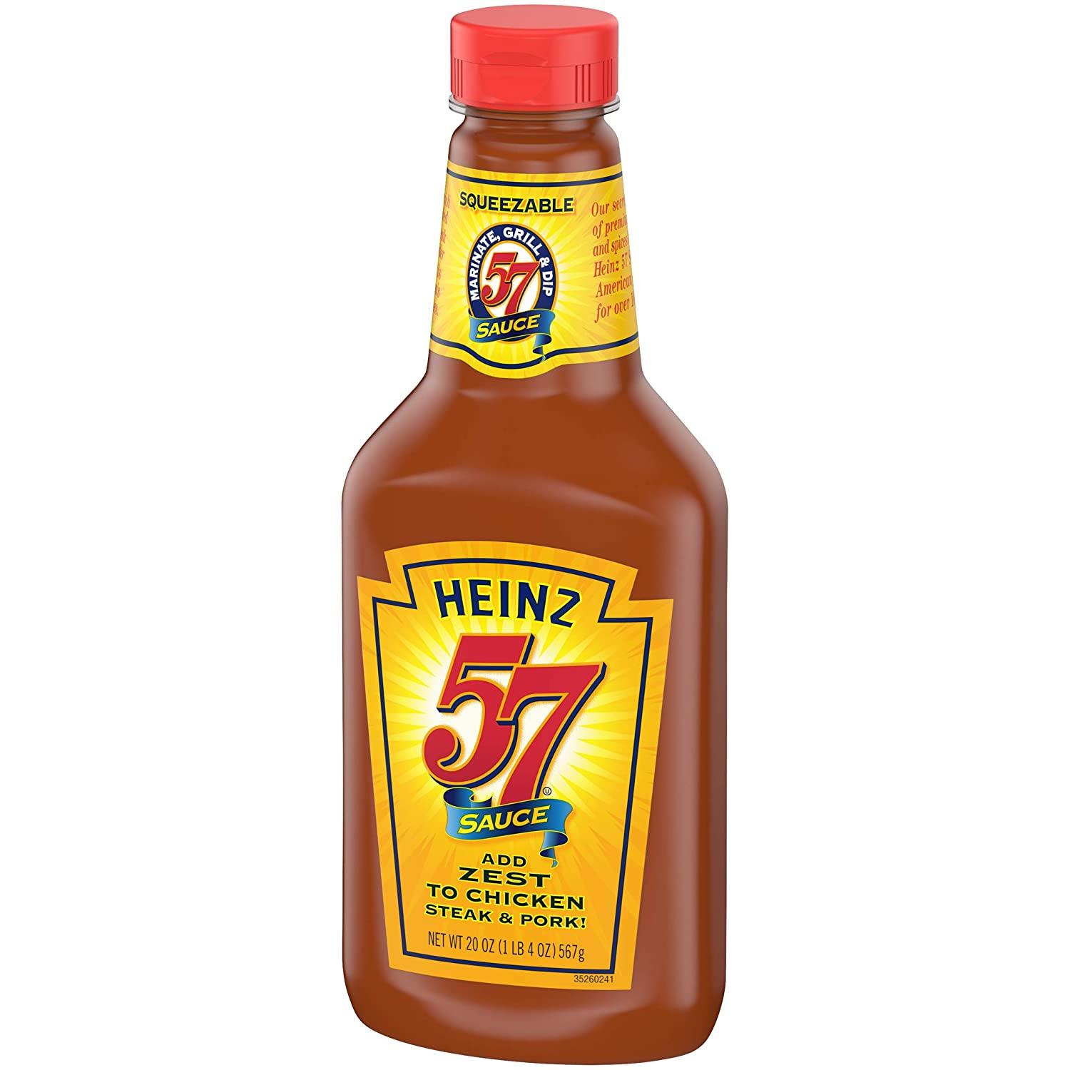 Heinz 57 Sauce 20 oz Bottle - 1.25 Pound (Pack of 1) | Flavorful and ...