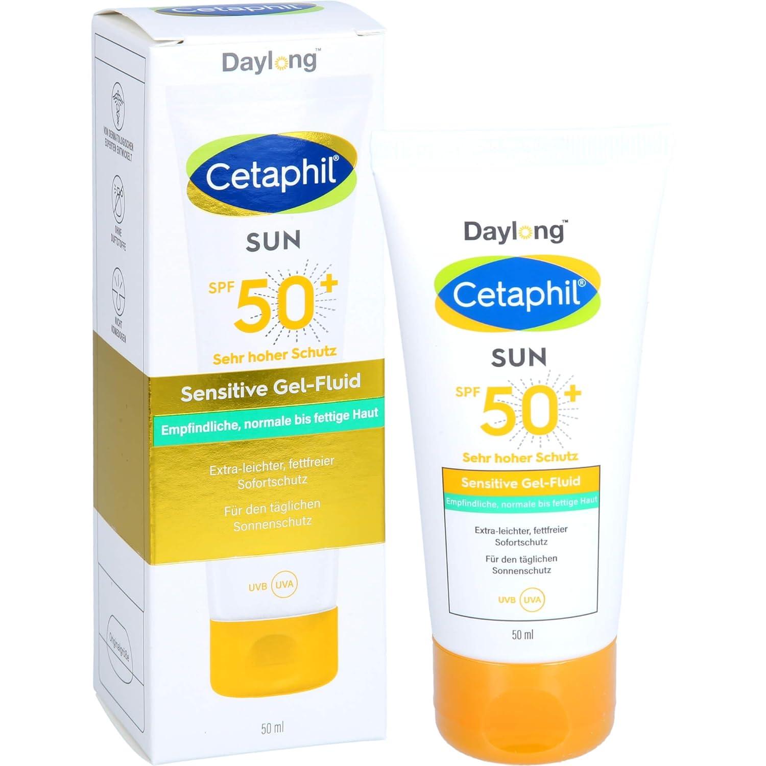 CETAPHIL Sun Daylong SPF 50+ Gel-Fluid Face 50ml - Best Sunscreen for ...