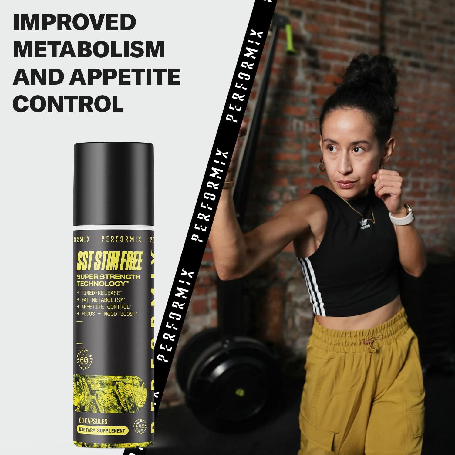 PERFORMIX SST Stimfree Non-Stimulant Thermogenic - 60 Capsules - Fat ...