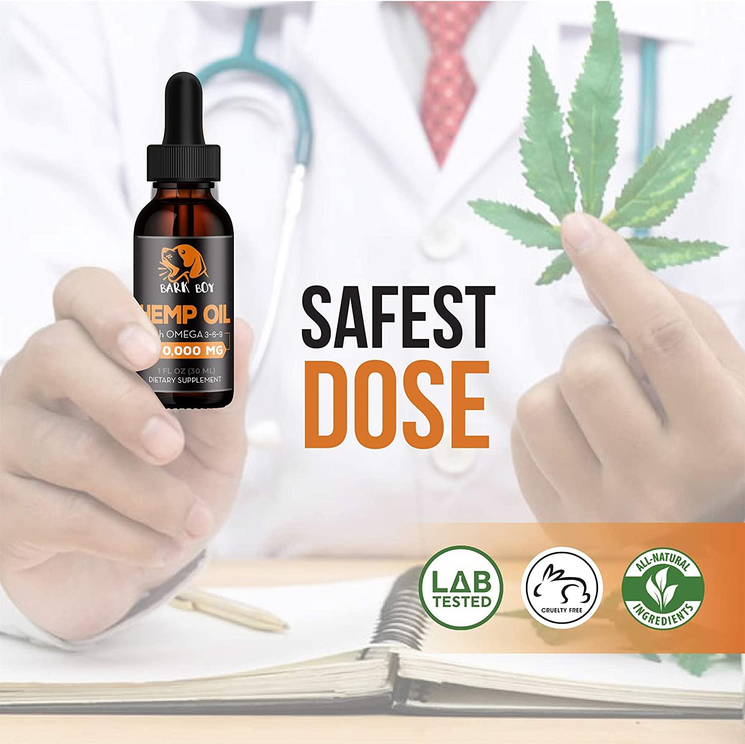 Bark Boy Hemp Oil for Dogs & Cats - Made in USA - Anxiety, Pain ...