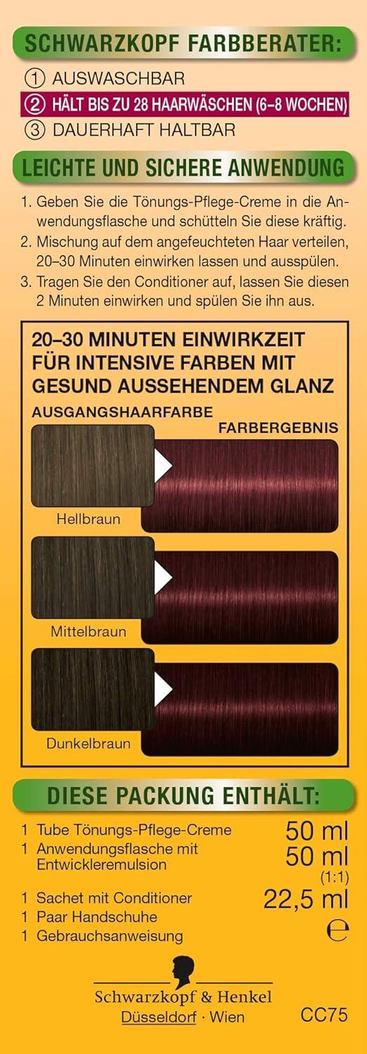 Schwarzkopf Country Colors Intensive Tint Hair Color - 75 Madagascar ...