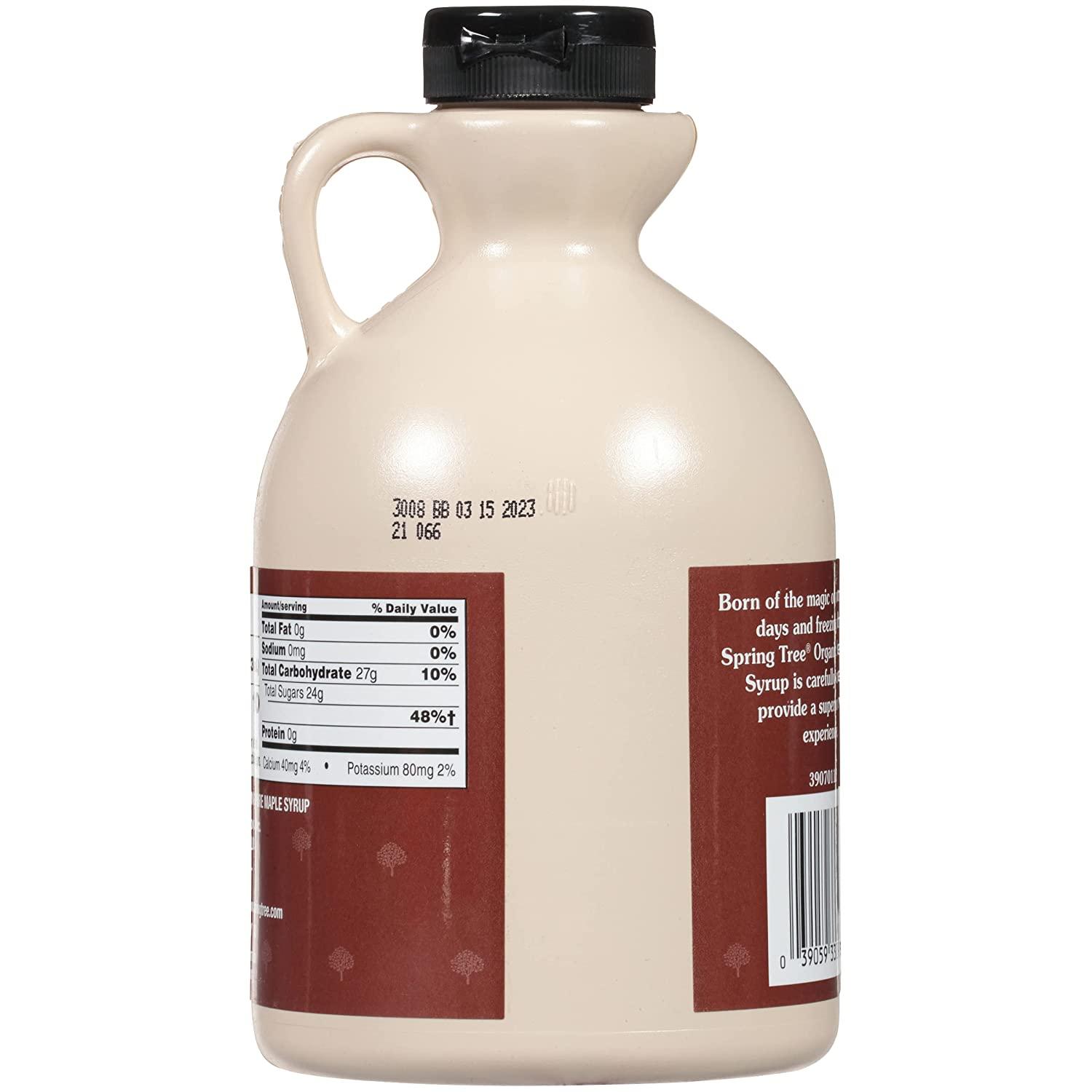 Spring Tree Certified Organic Pure Maple Syrup - 32oz | Buy Now with ...