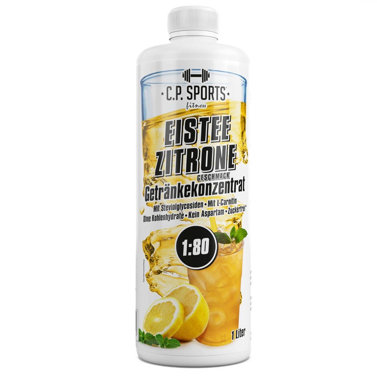 C.P. Sports Sugar-Free Beverage Syrup - Iced Citron Concentrate with ...