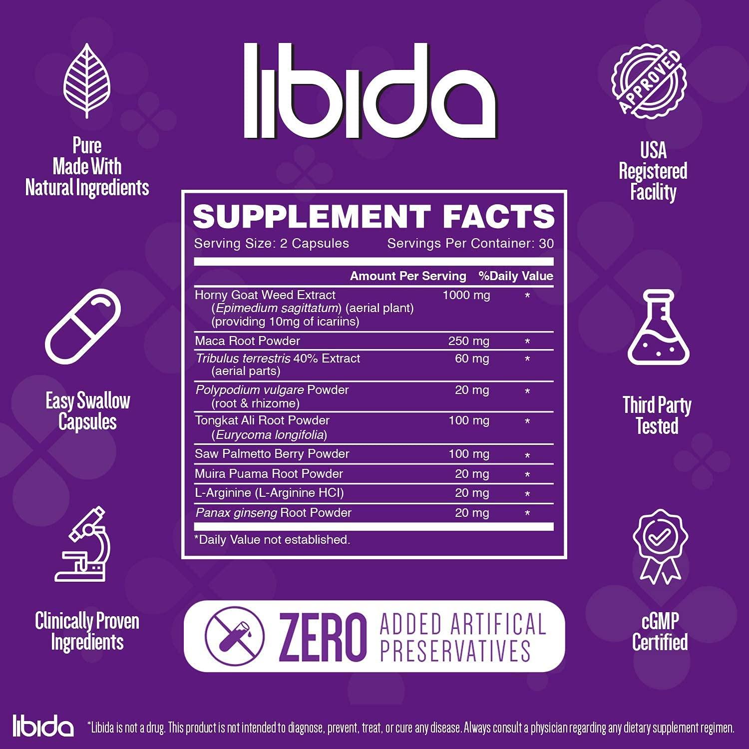 Libida for Her - Female Enhancement Pills - Boost Mood, Balance ...