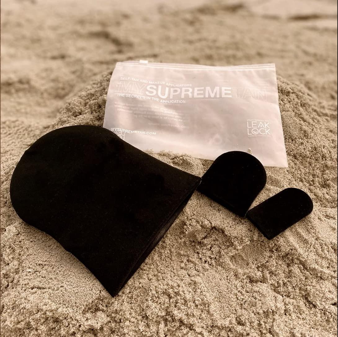 Leak Lock Supreme Technology Premium Self-Tanning Mitt 3pc Kit - Streak ...