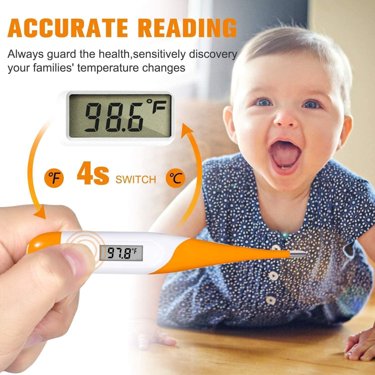 Digital Oral and Rectal Thermometer for Babies, Kids, and Adults ...