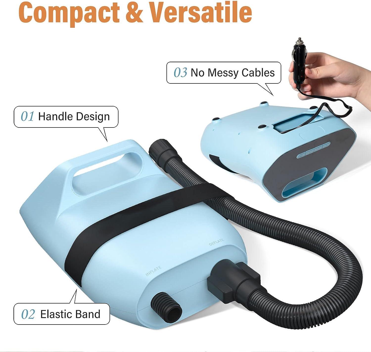 TOPUMP TPS200: 20PSI Dual Stage SUP Air Pump with Auto-Off Feature ...