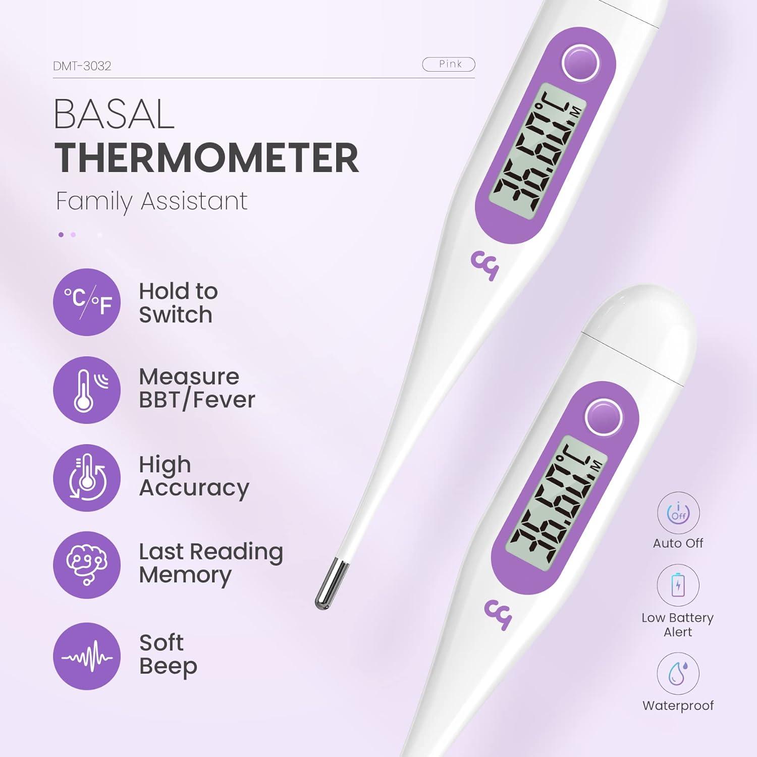 Femometer Digital Basal Body Temperature Thermometer for Fertility ...