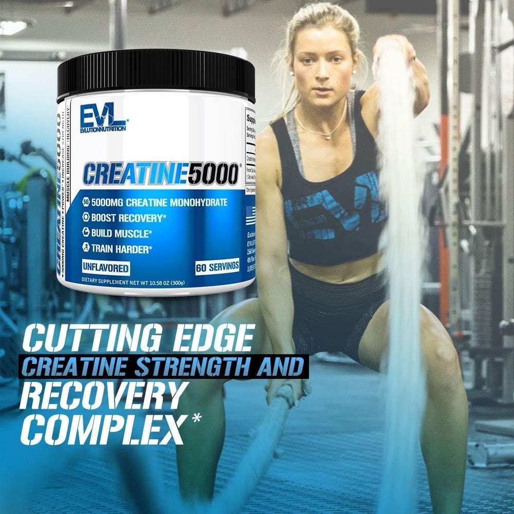 Evlution Nutrition Creatine5000 - Pure Creatine Monohydrate Powder (60 Servings) | Buy Now with ...