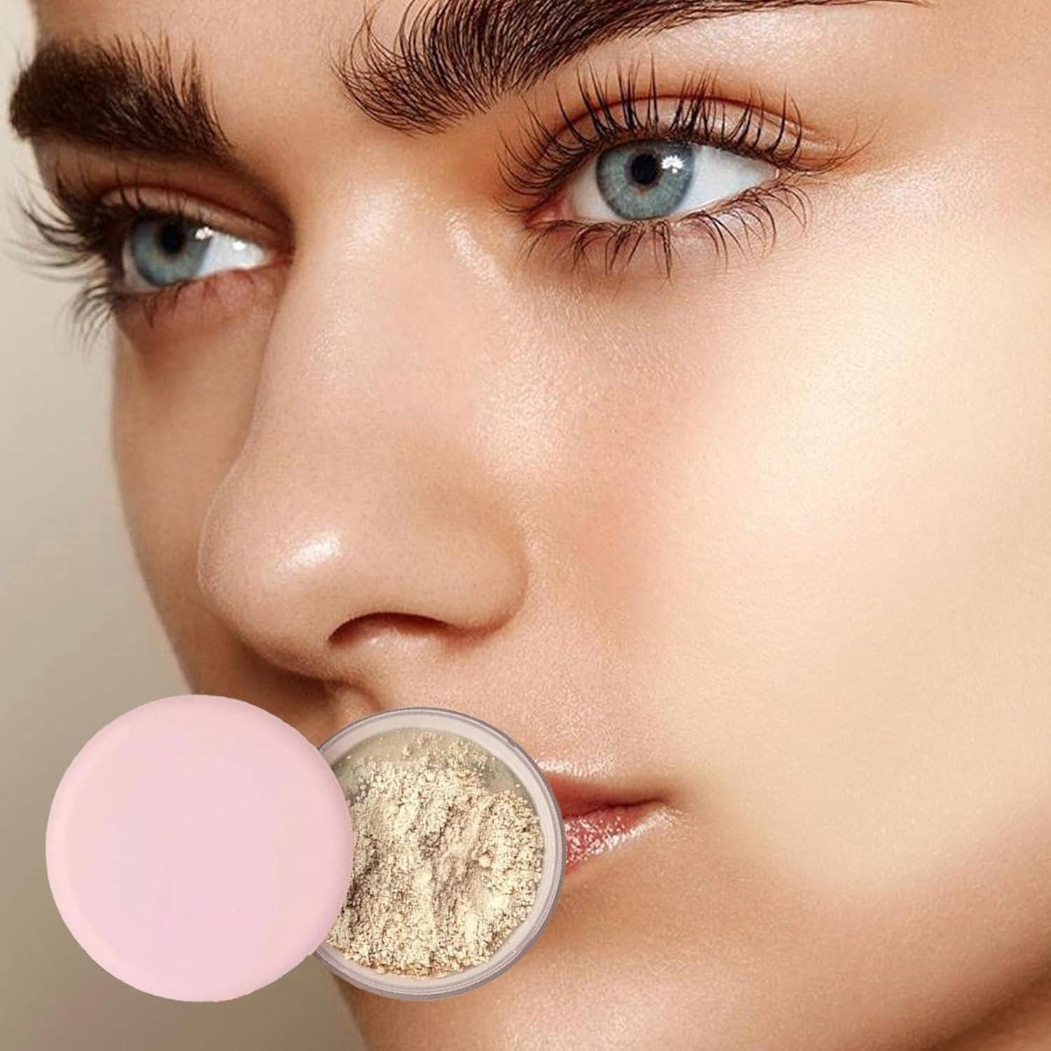 Allaura-Beauty Pink Setting Powder Waterproof Setting Powder blurring ...
