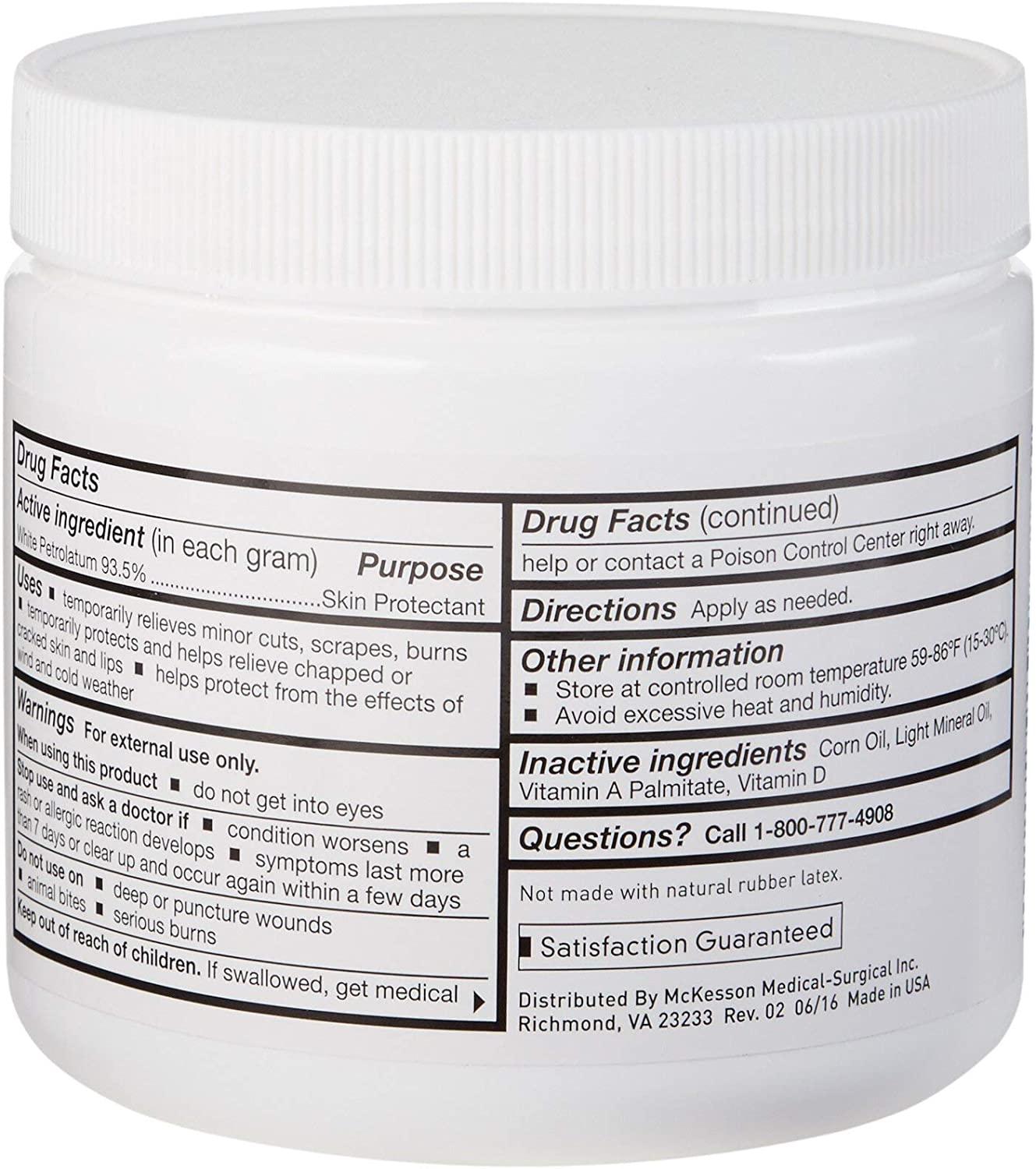 McKesson Unscented Skin Protectant Ointment 13 oz. Jar 118-8712 - 1 Ct ...