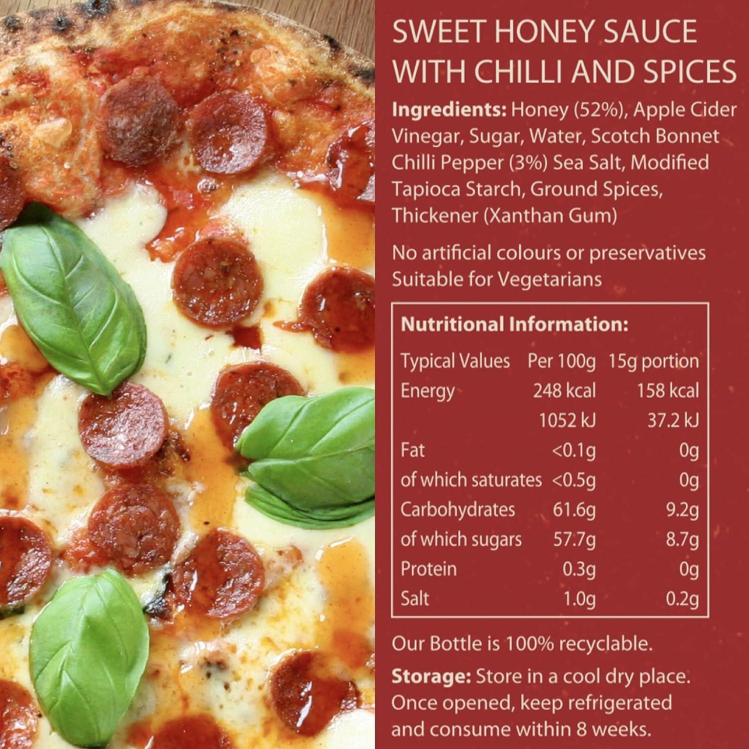 Hot Star Honey Chilli Sauce | Handcrafted Scotch Bonnet 340g | Perfect ...