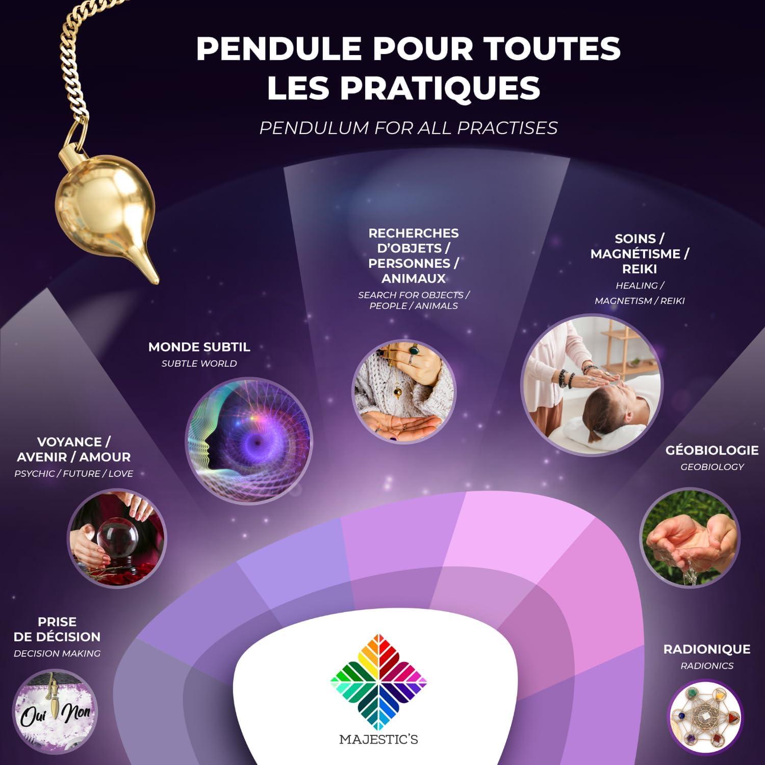 Buy Radiesthesia Pendulum Water Drop | Gold Oracle/Esoteric Pendulum ...