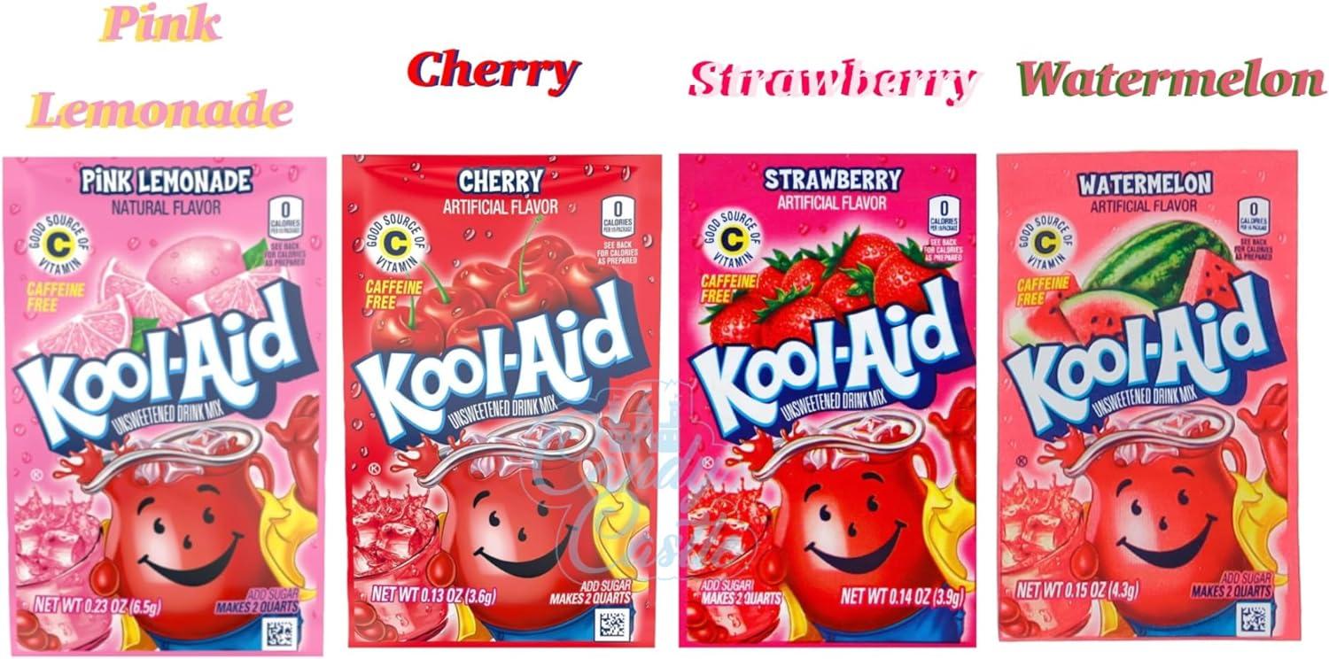 Kool-Aid Sachets Variety Pack of 10 flavoured Sachets - Water Squash ...