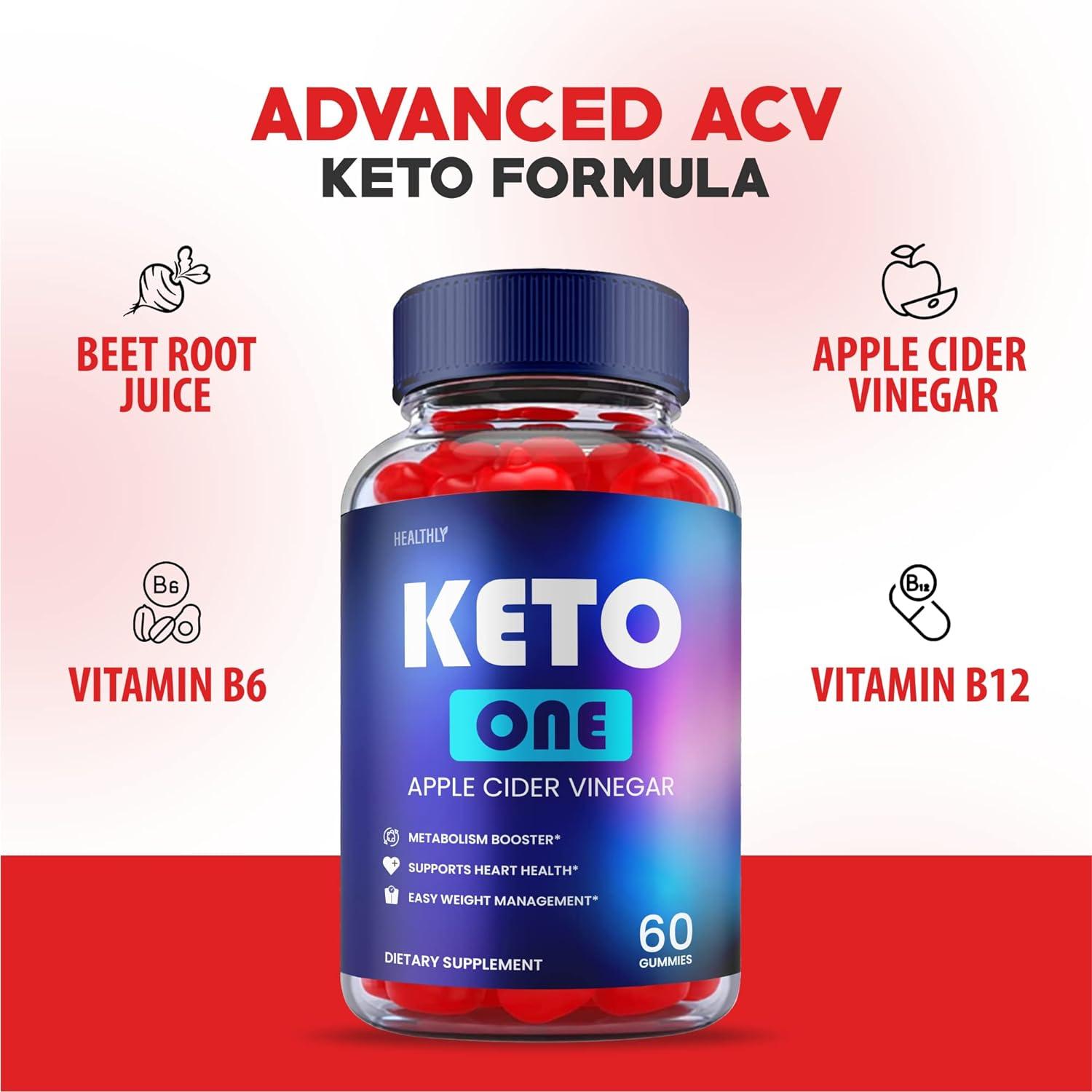 Keto One Gummies Advanced with ACV - Vegan Formula for Weight Loss ...