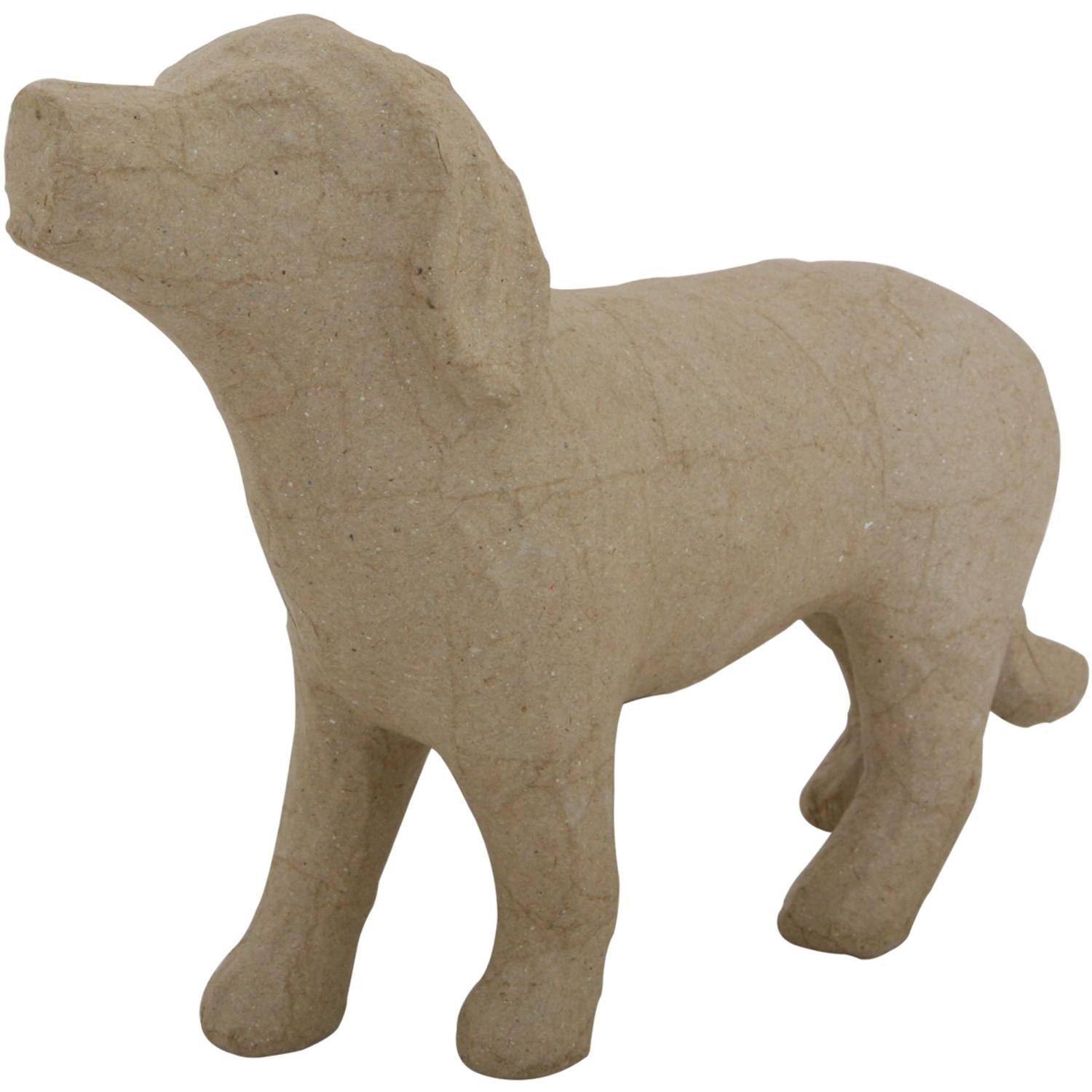 Papier Mache Paper Mache Animal Dog-Style 2-10.5 x 6.6 Brown | Buy Now ...