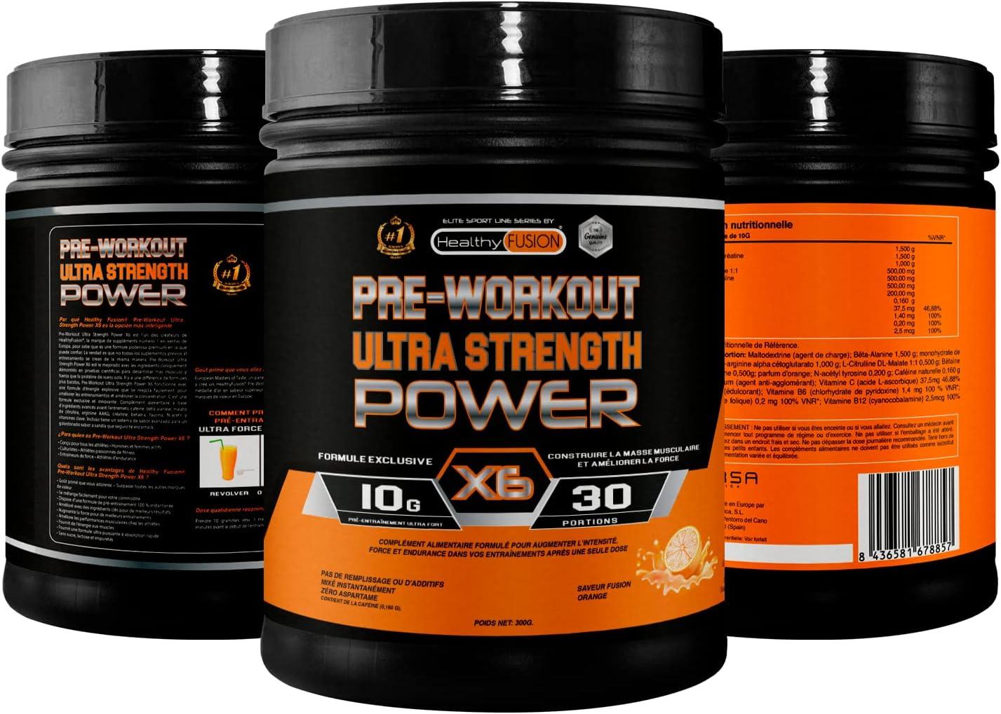 Healthy Fusion Pre-Workout with Beta Alanine L-Arginine AAKG Creatine ...