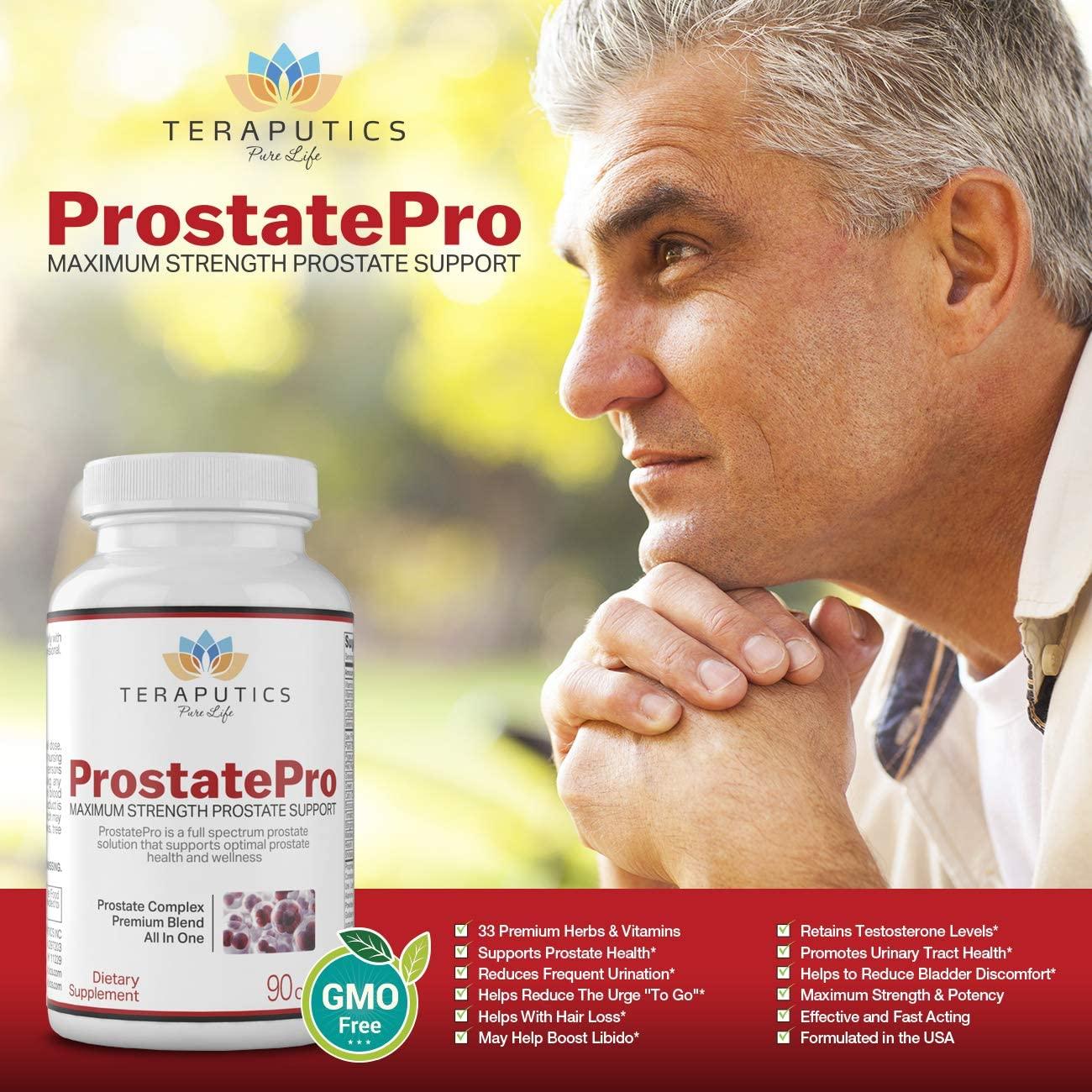 ProstatePro - Saw Palmetto Prostate Health Supplement for Men | Non GMO ...