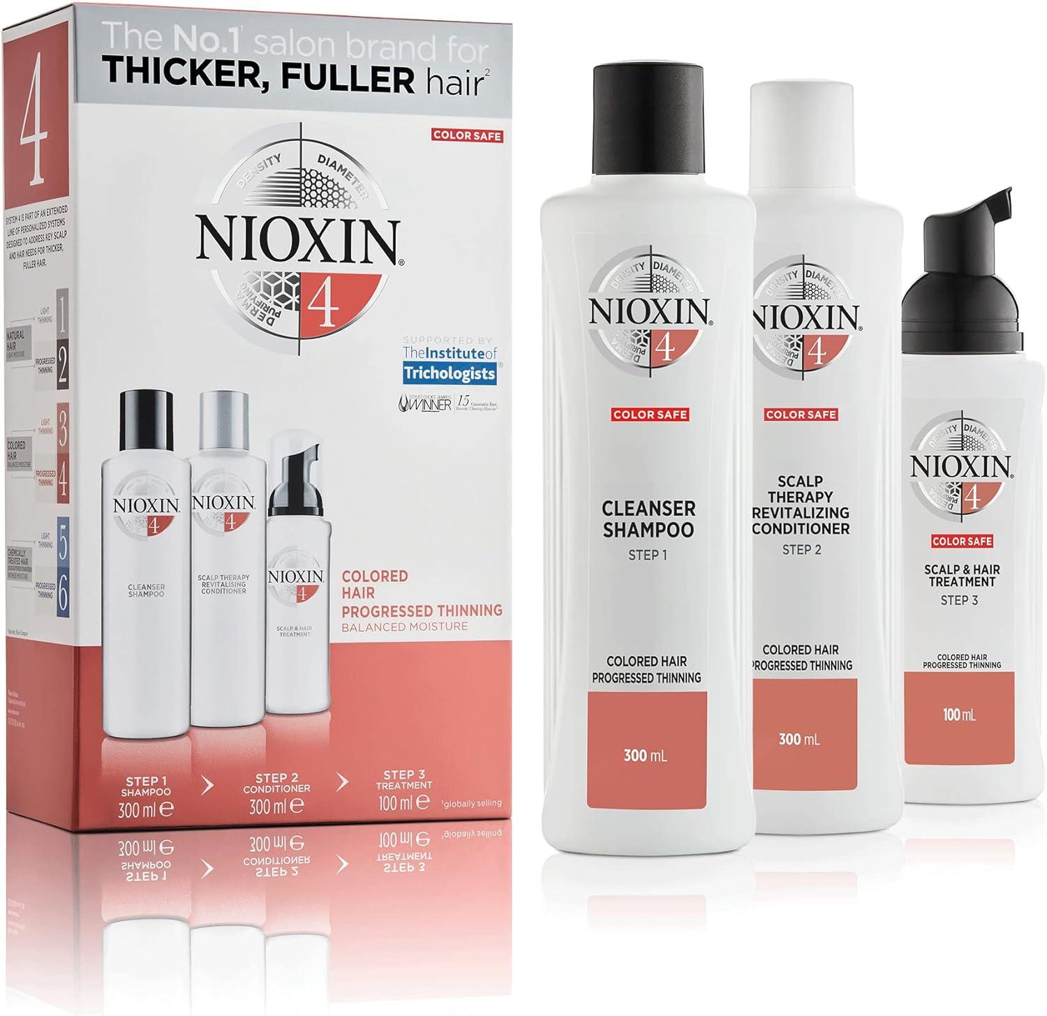 Nioxin 3-Part System | System 4 | Coloured Hair with Progressed ...