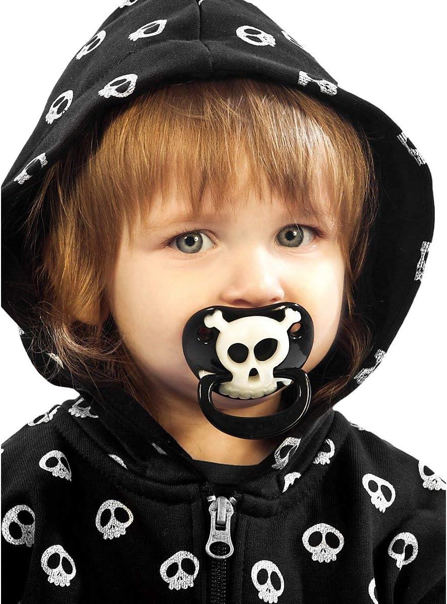 Billy Bob Black Pirate Skull Pacifier | Baby Pacifier 90049 | Original ...