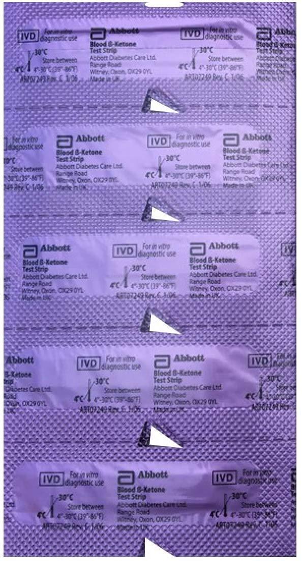 Precision Xtra Blood Ketone Test Strips - 100 Strips | Unboxed & Sealed ...