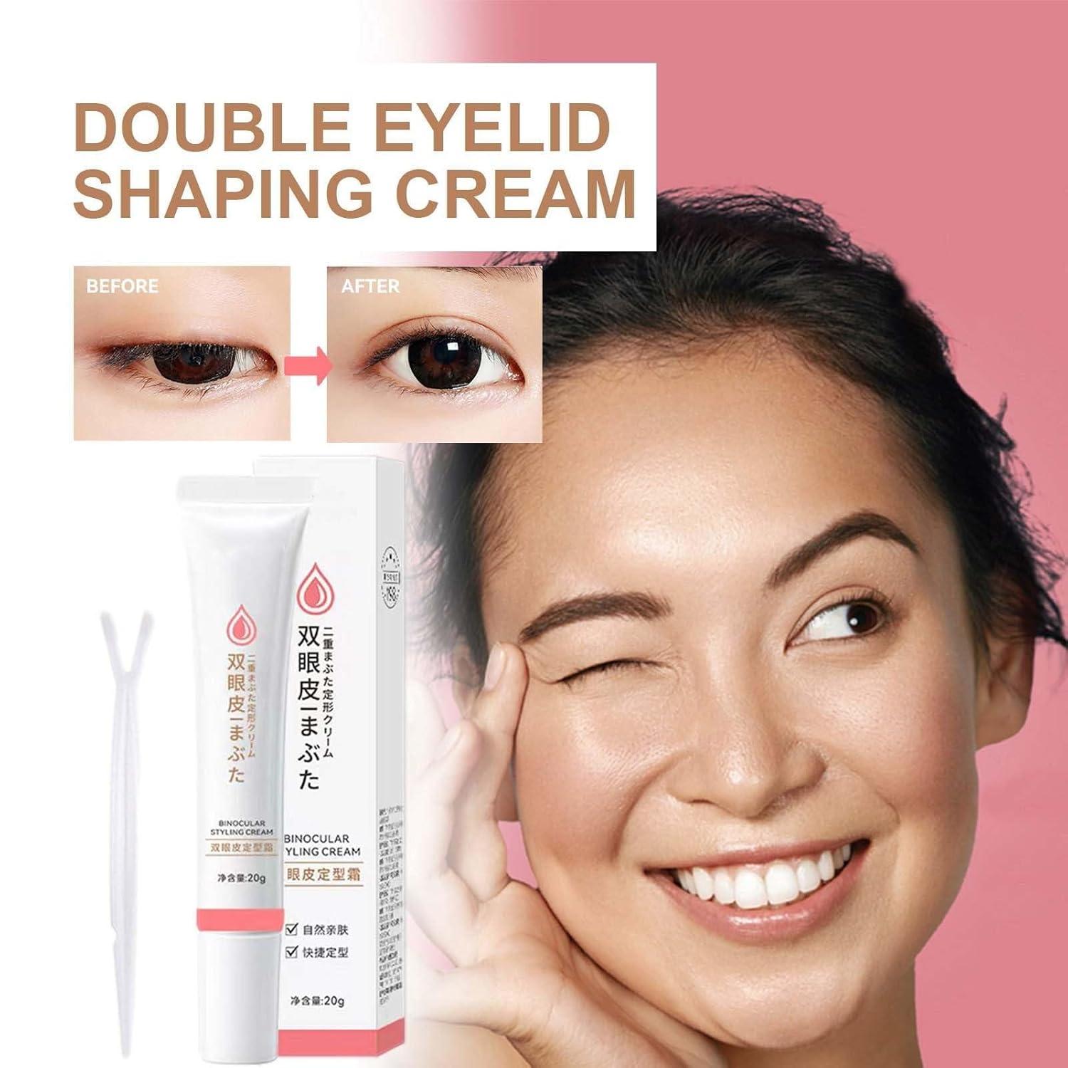 Double Eyelid Styling Cream - Invisible Double Lid Shaping Creme with ...